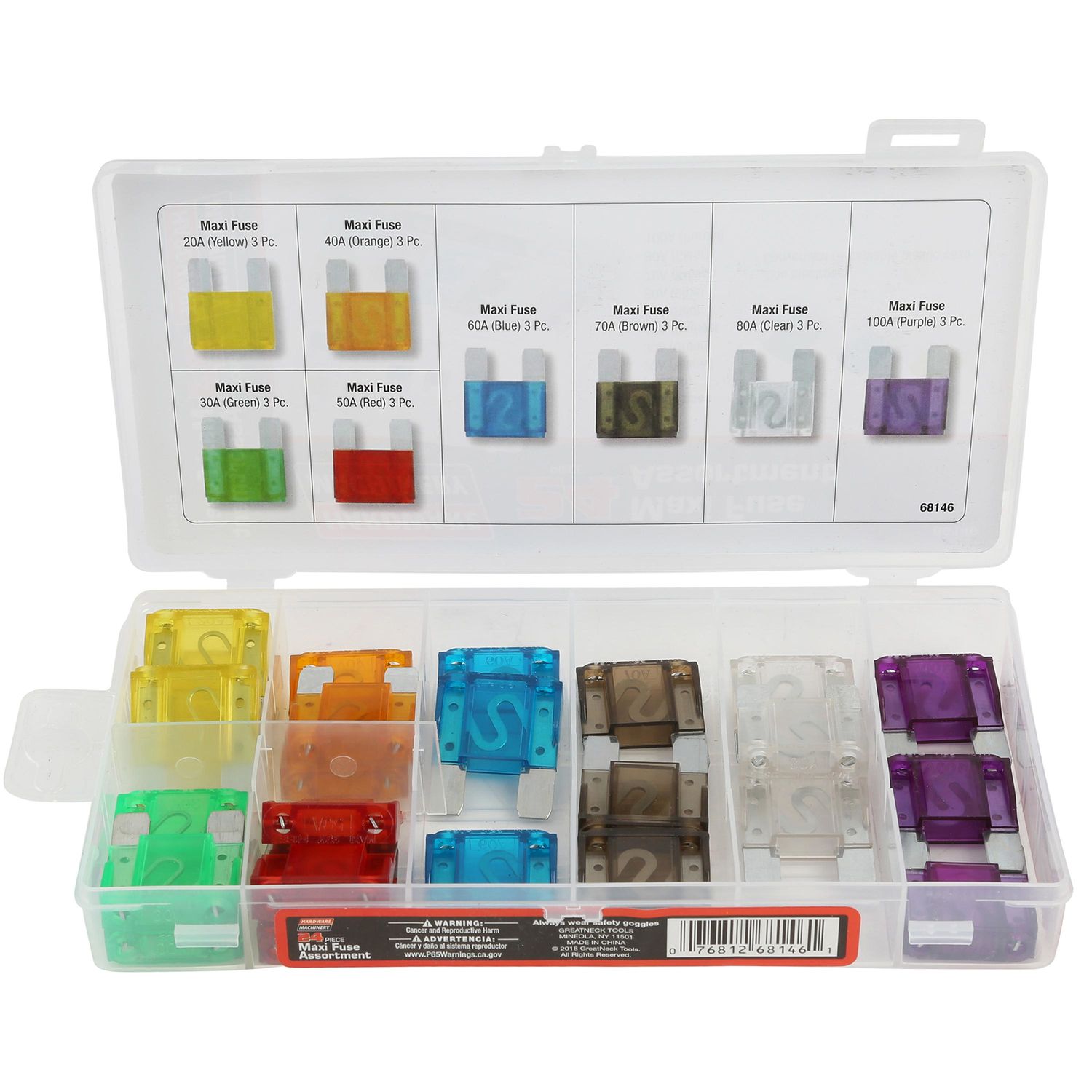 Hardware Machinery MaxI Fuse Assortment 24 Piece