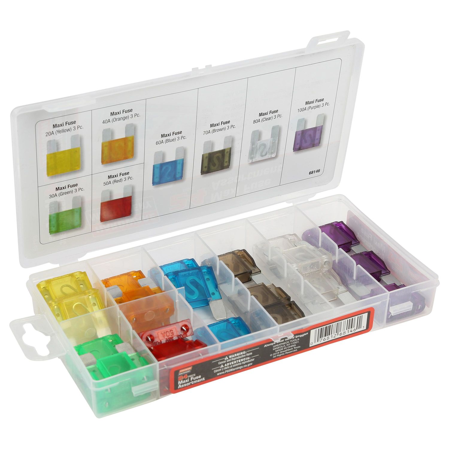 Hardware Machinery MaxI Fuse Assortment 24 Piece