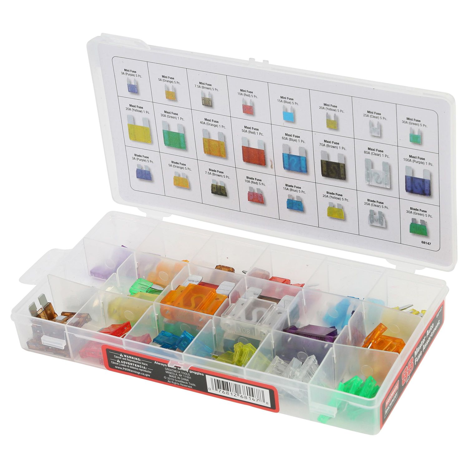 Hardware Machinery Master auto Fuse Assortment 88 Piece