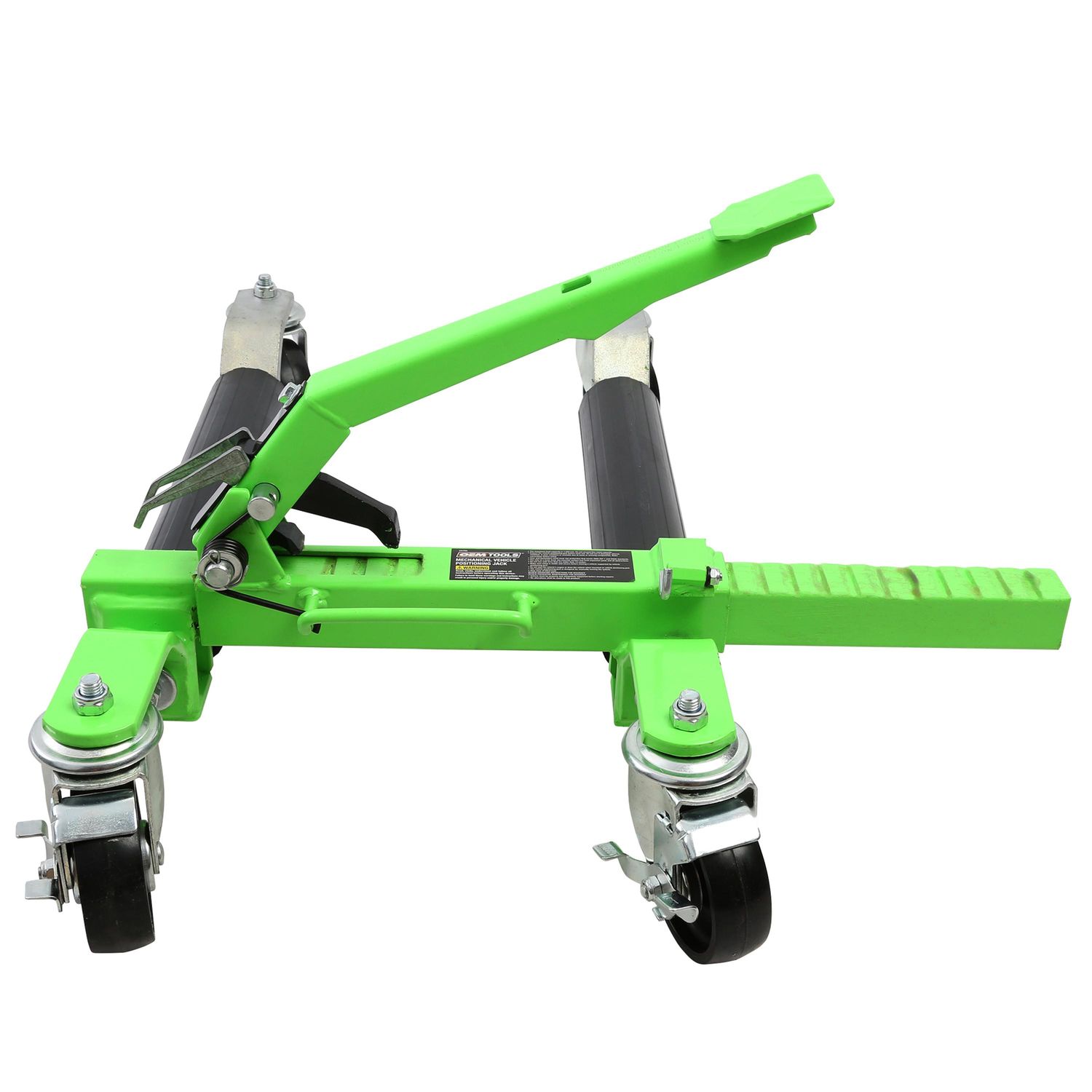 OEMTOOLS Set of 4 Mechanical Vehicle Position Dollies with Storage Cradle
