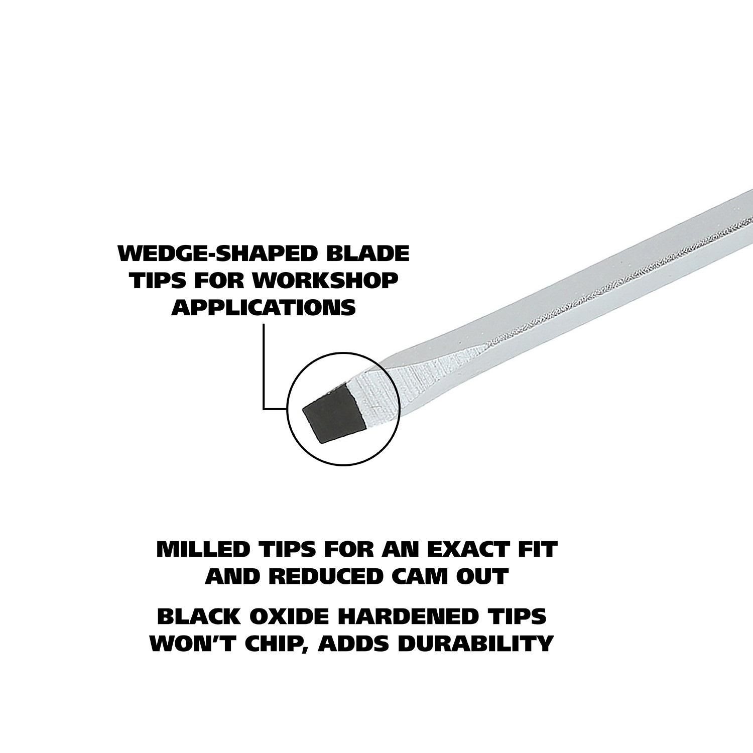 Great Neck 3/8in x 12in Slotted Square Shank Screwdriver