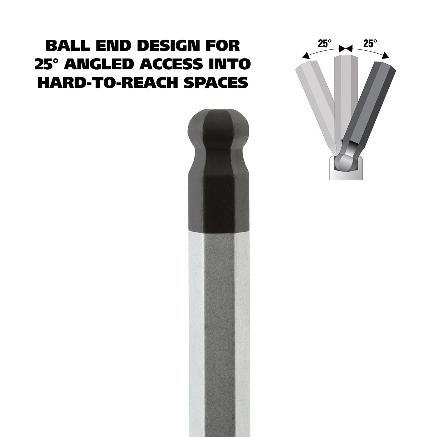 Great Neck Metric 9-in-1 T Handle Hex Key Set