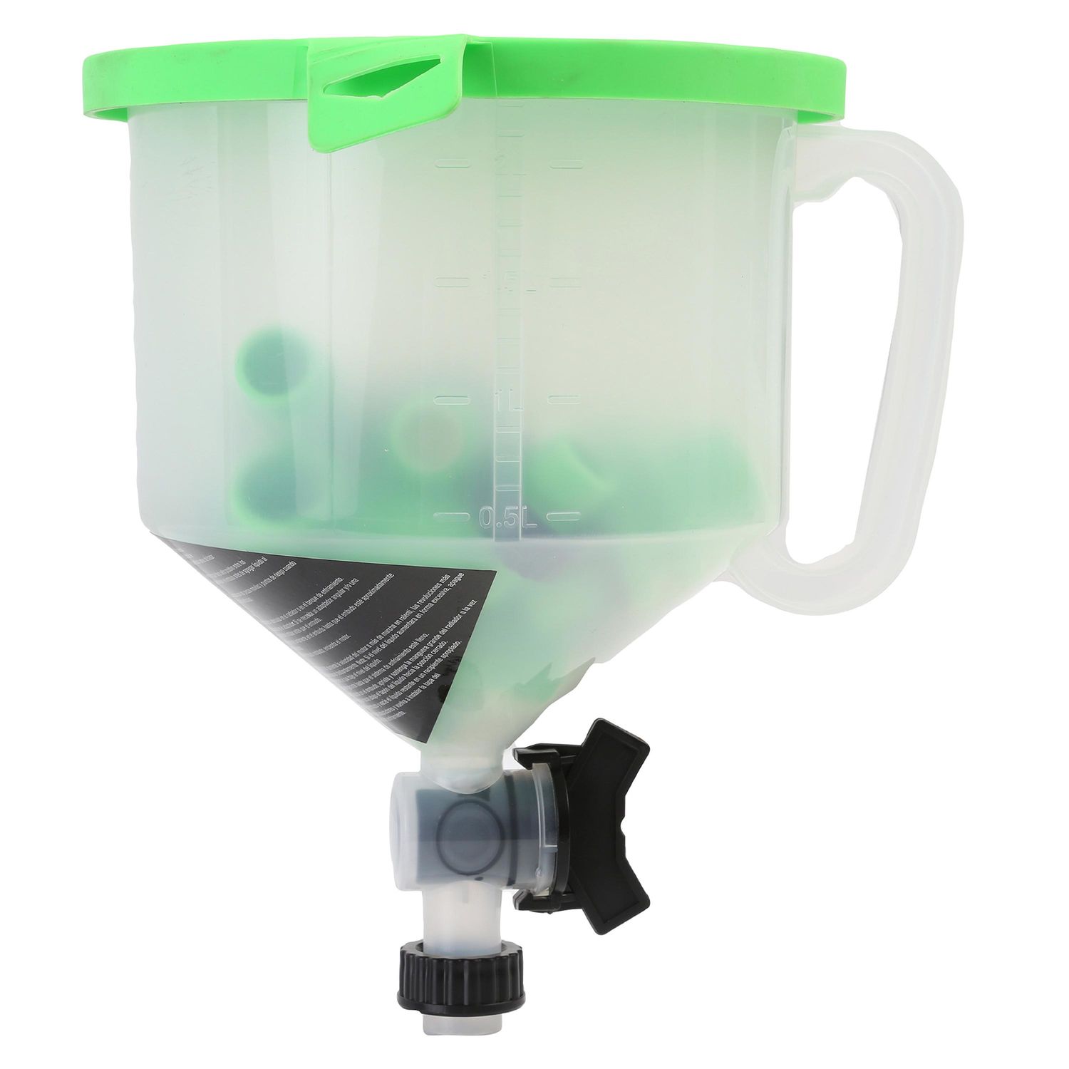 OEMTOOLS Translucent No Spill Coolant Filling Funnel 15 Piece Set