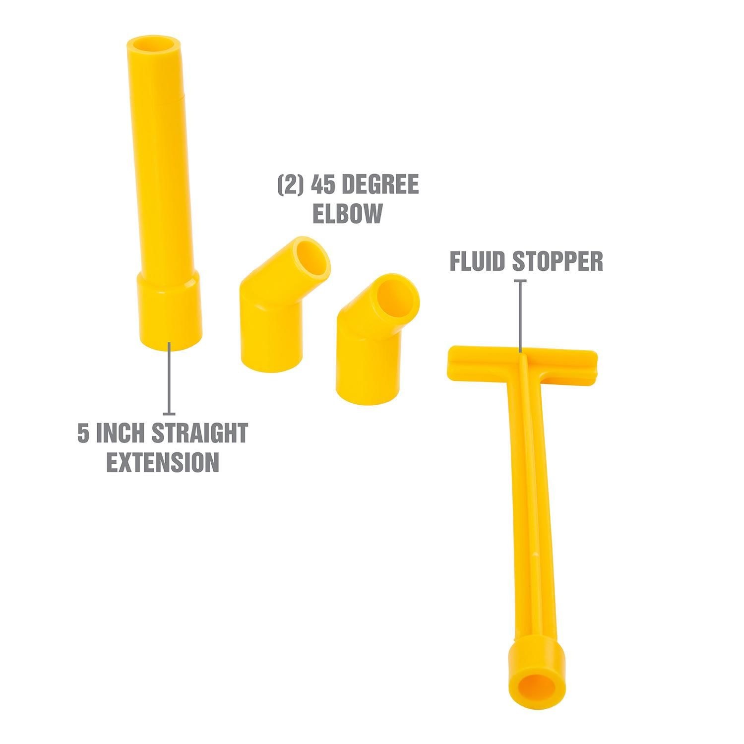 OEMTOOLS Drip-Free Funnel for Automotive Fluids with Adapters and ...