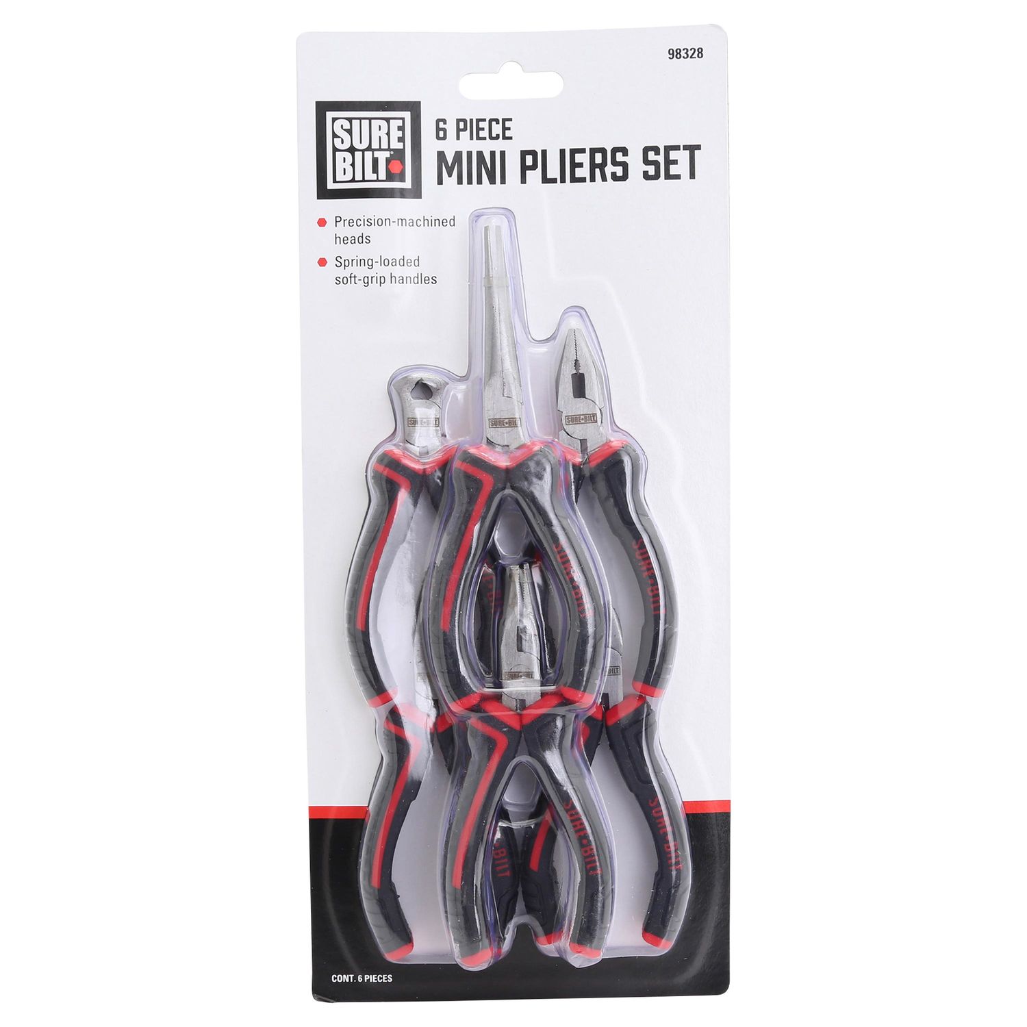 SureBilt Mini Pliers Set 6 Piece