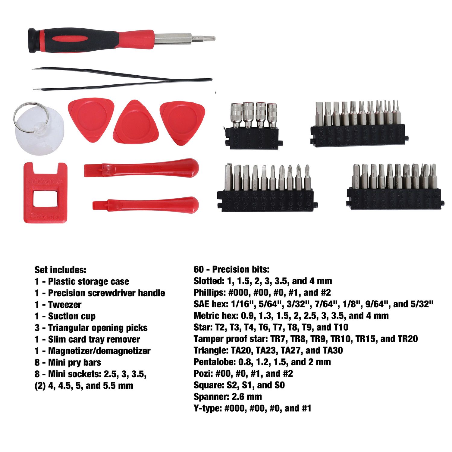 SureBilt Precision Electronic Repair Kit, 77 Piece