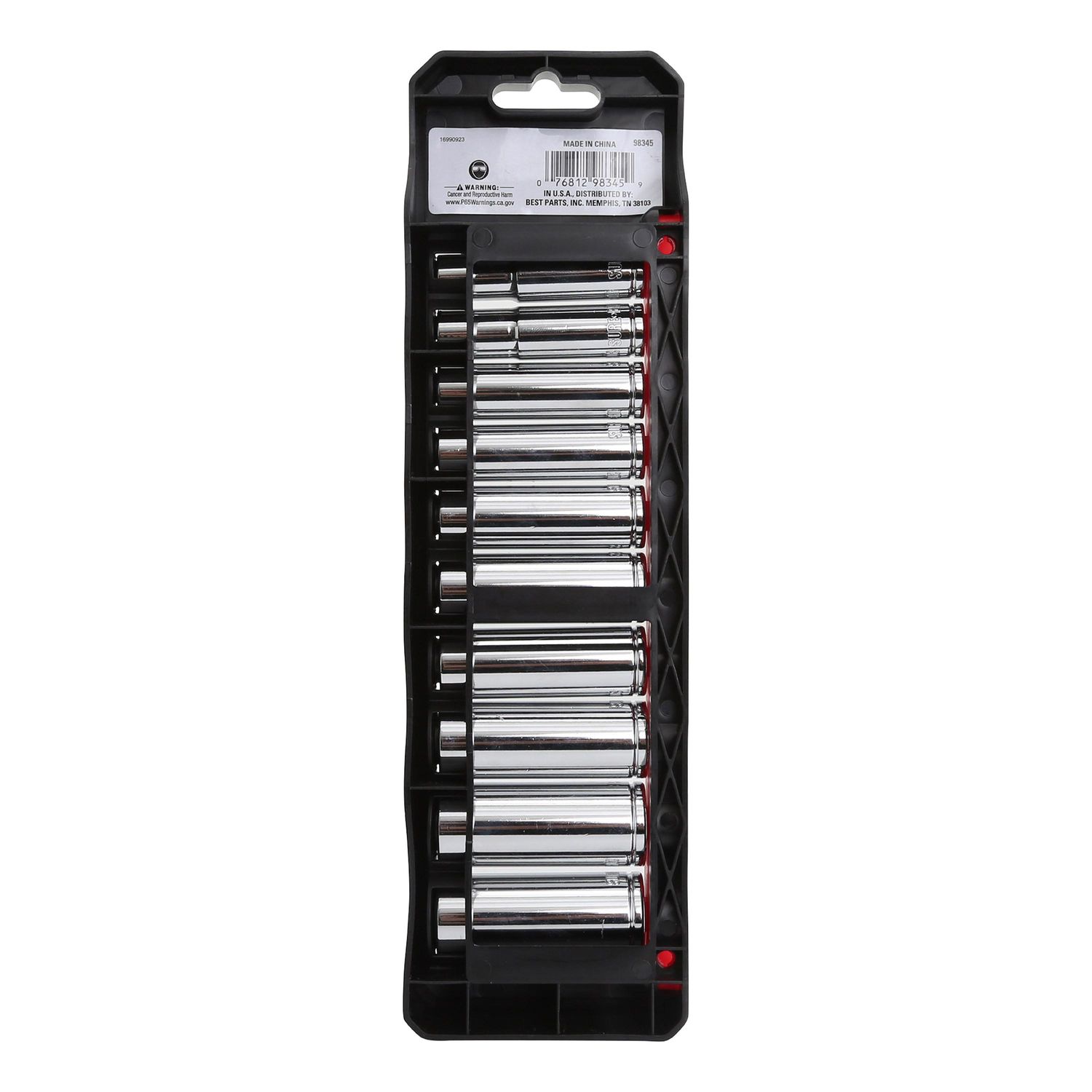 SureBilt 3/8in Drive Deep Socket Set Metric 11 Piece
