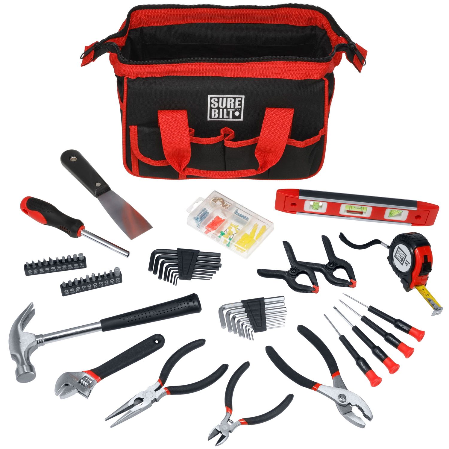 SureBilt House Hold Tool Set, 89 Piece