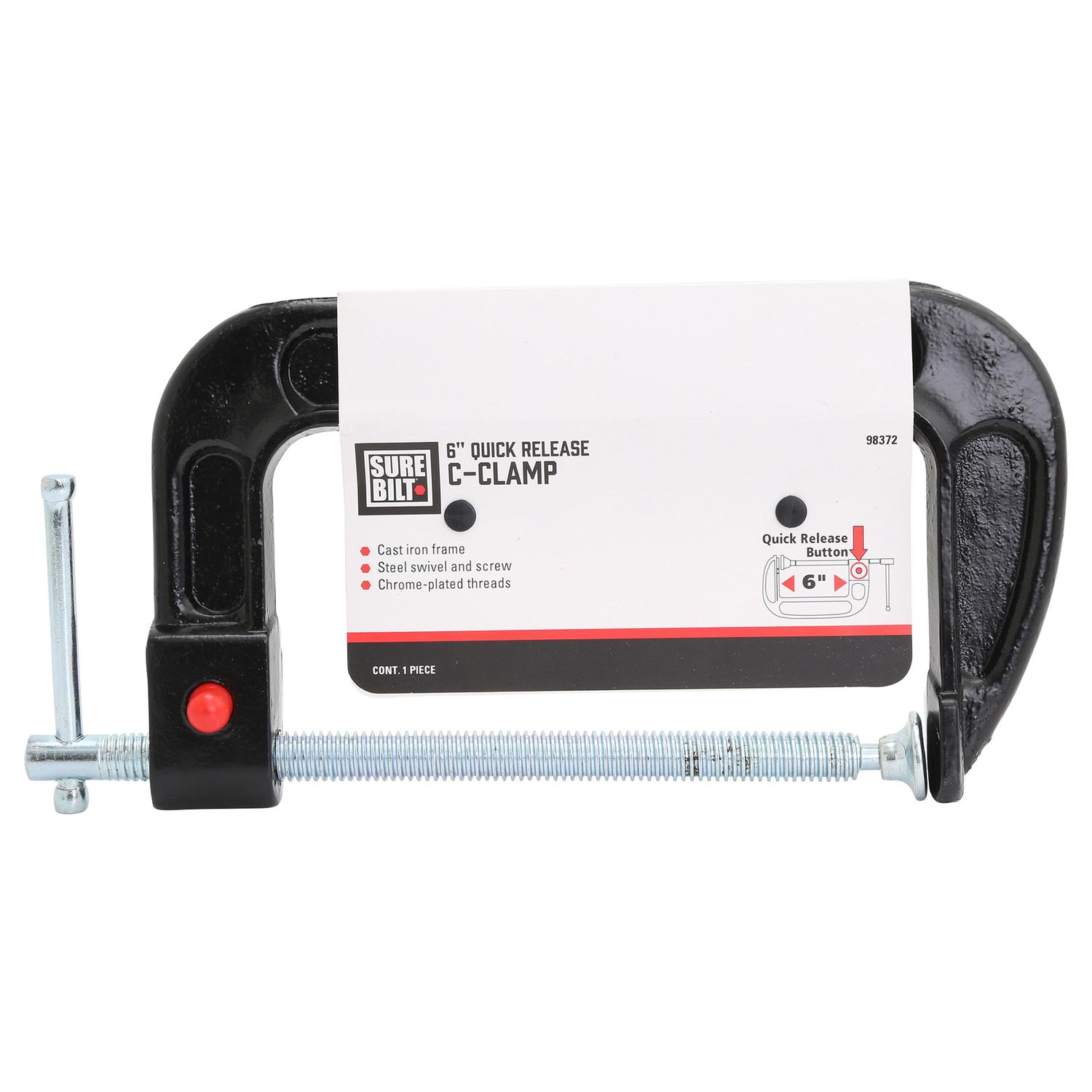 Great Neck Surebilt 6in Quick Release C Clamp