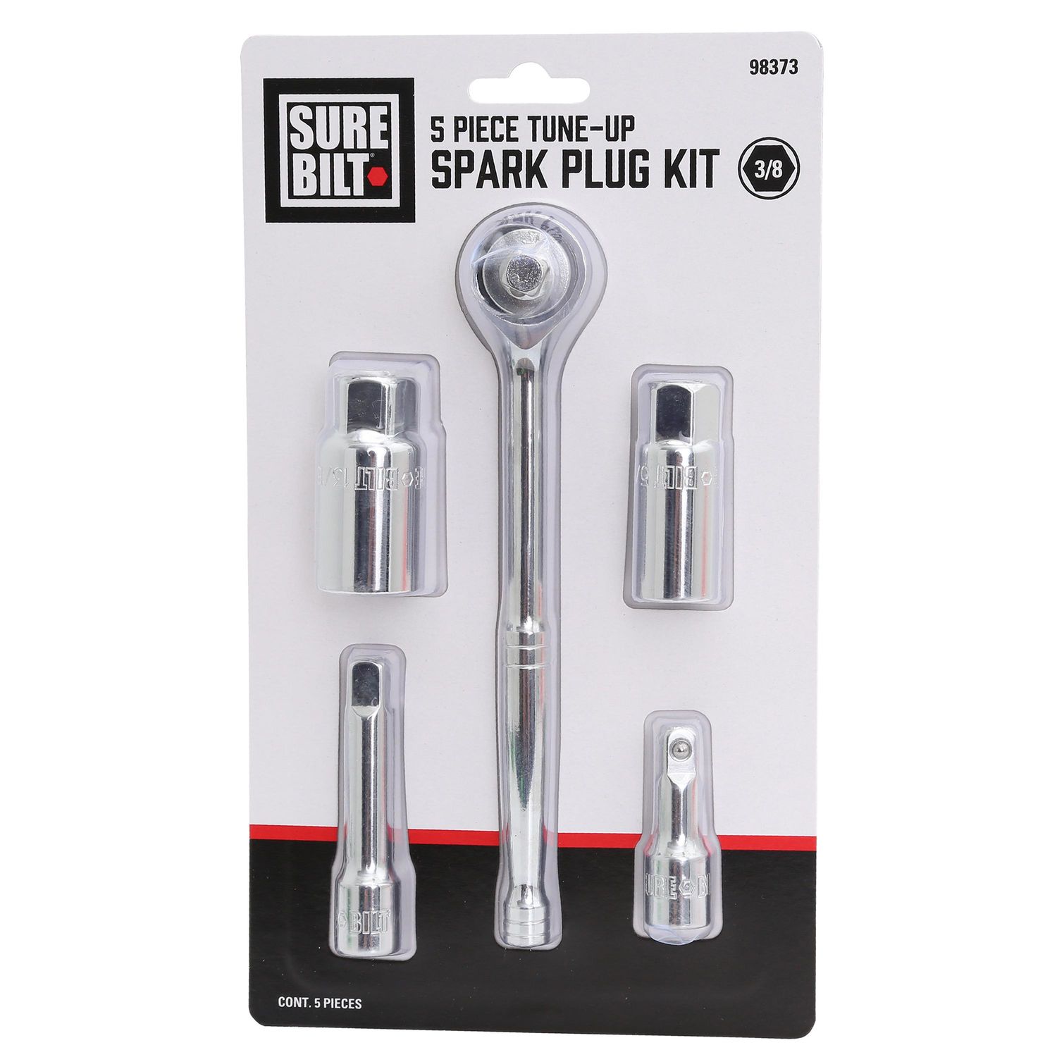 SureBilt 3/8in Drive Spark Plug Tune Up Kit 5 Piece