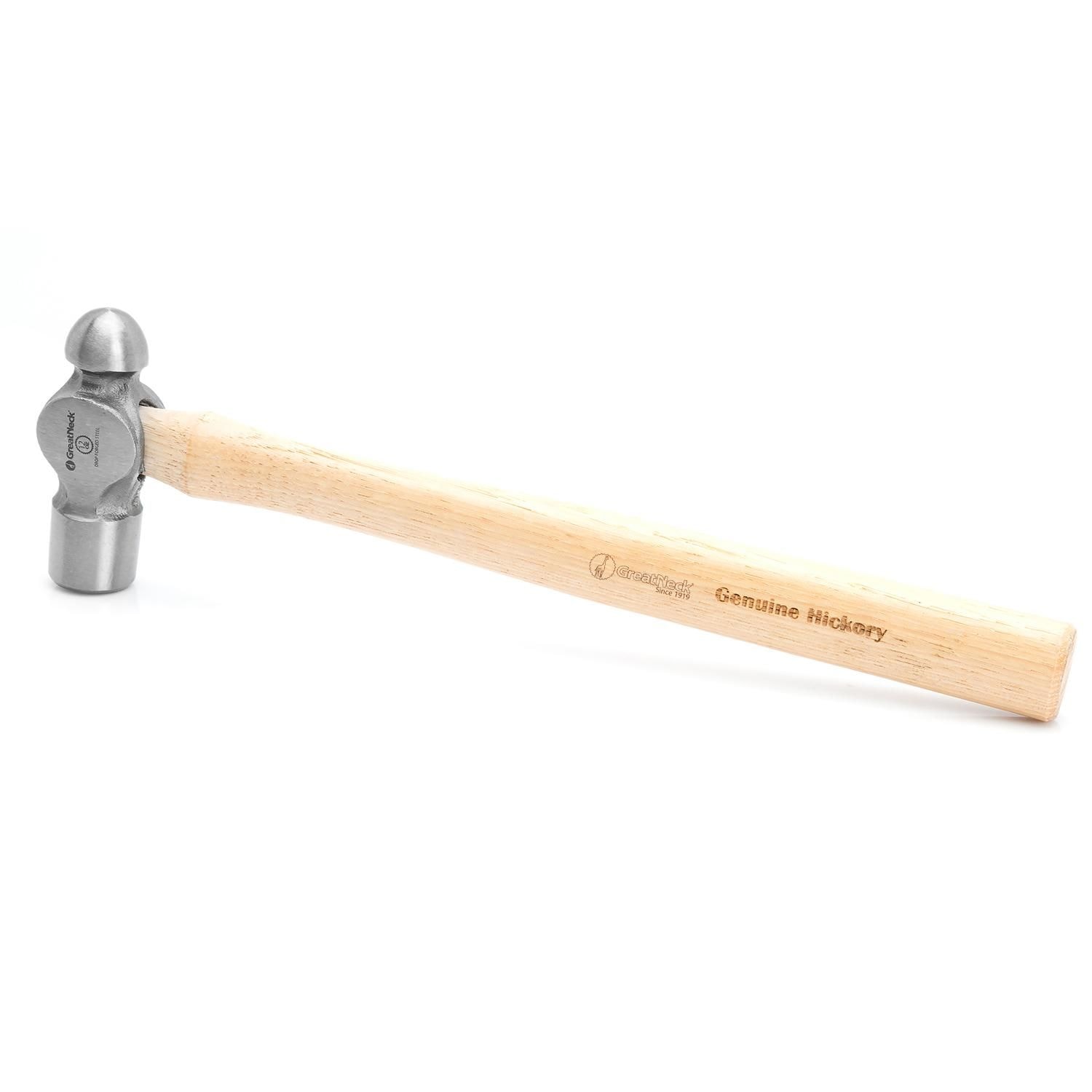 Great Neck 12oz Ball Peen Hammer with Hickory Handle
