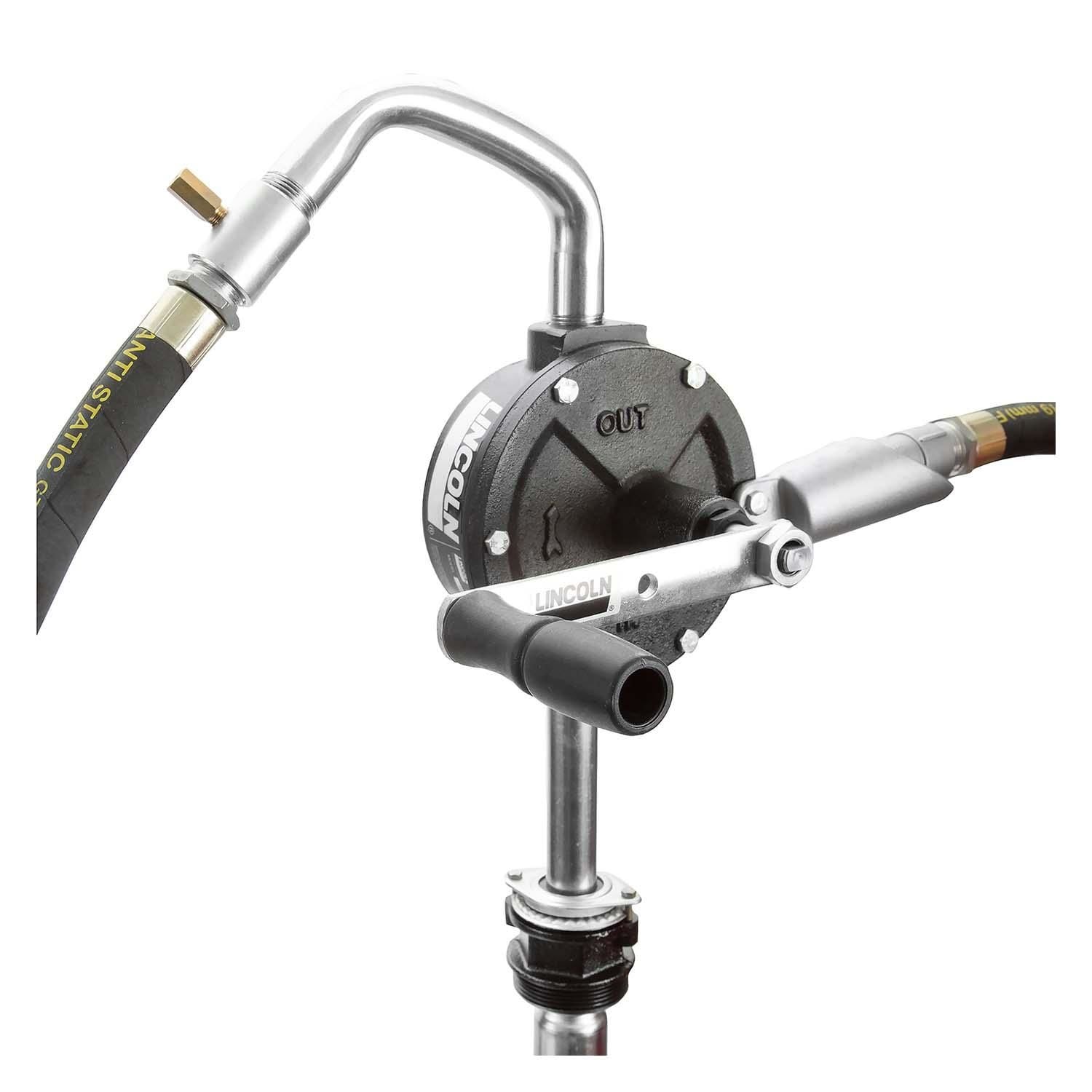 Lincoln 55 Gallon Manual Rotary Fuel Pump
