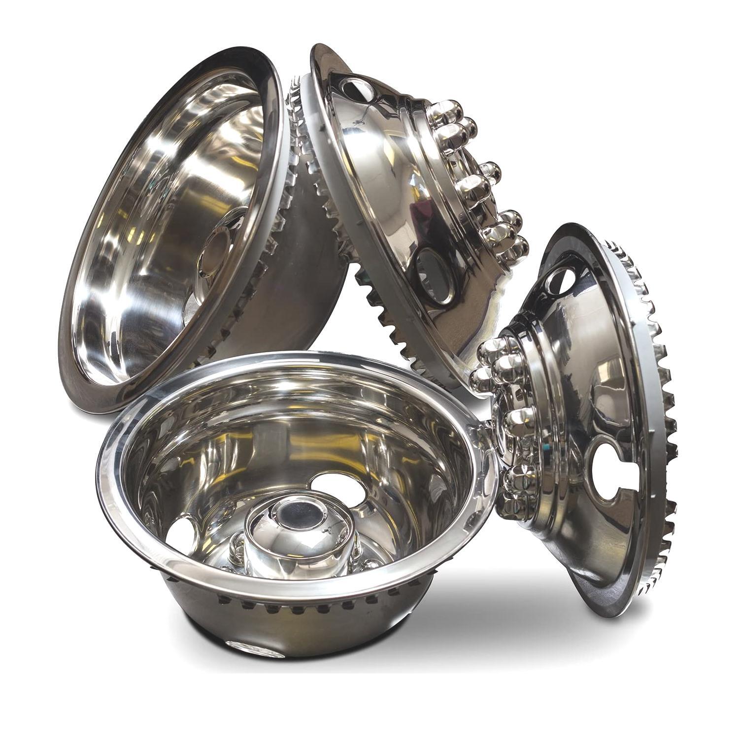 Eagle Stainless Steel 16in Wheel Cover/Hub Cap 4 Piece JSD1608UNIV16