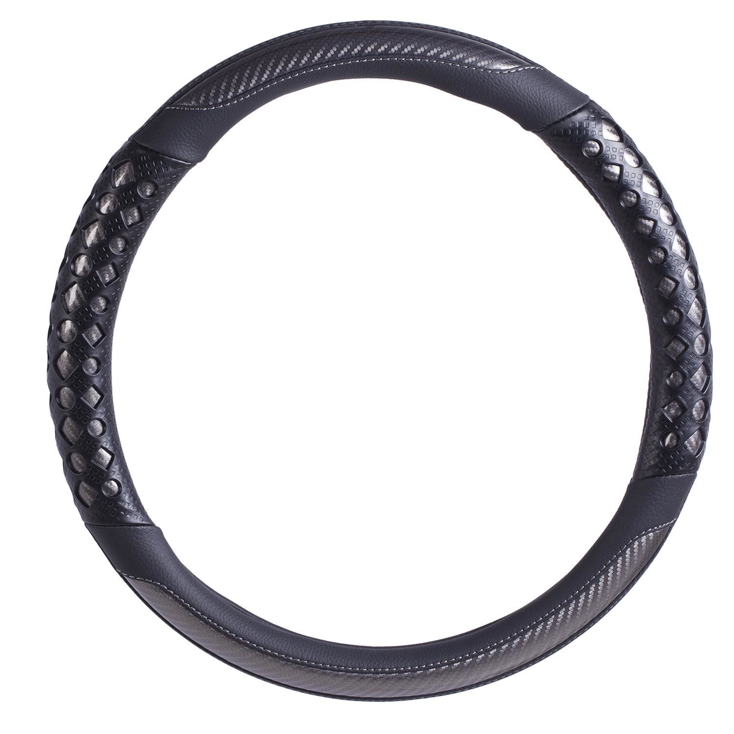 ProElite Rugged Carbon Fiber Steering Wheel Cover