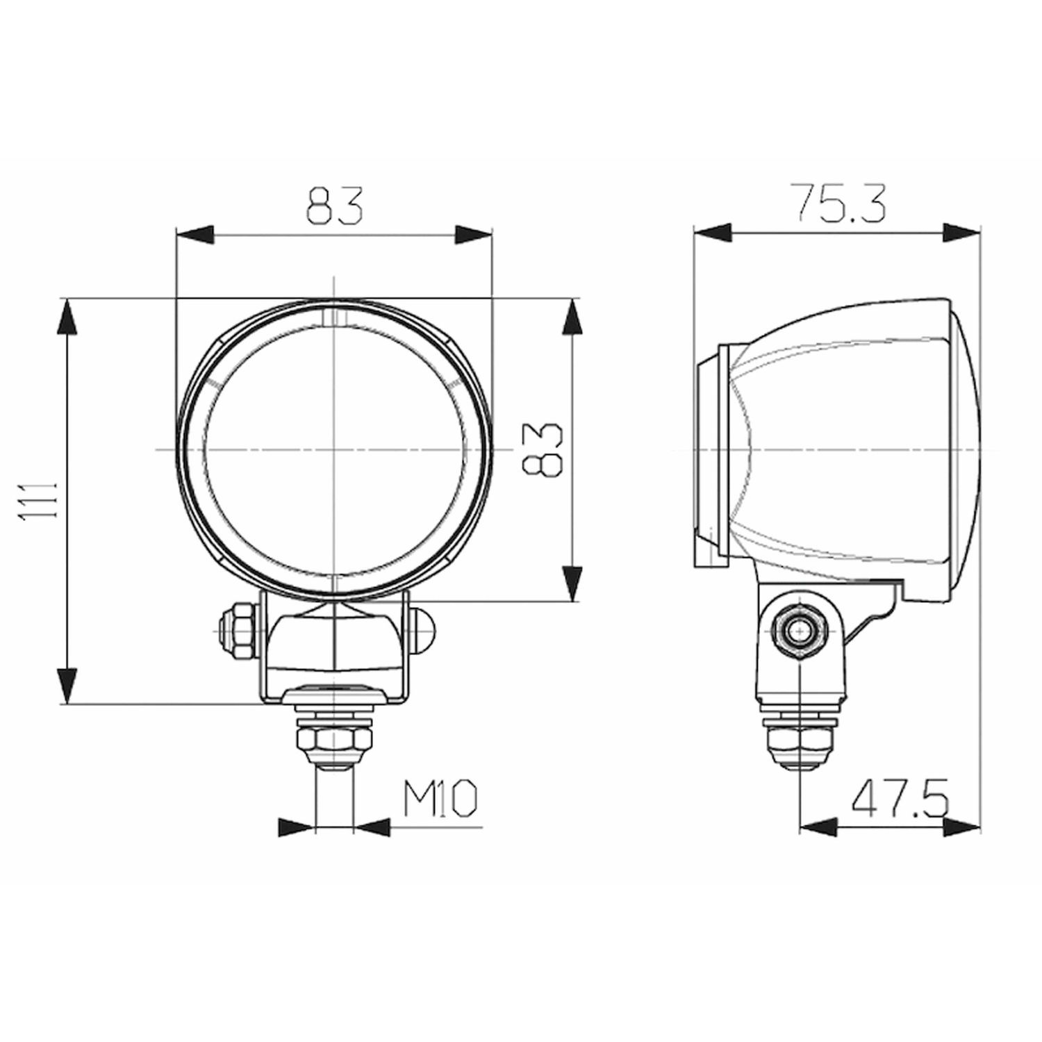 Hella Work Light 996176491