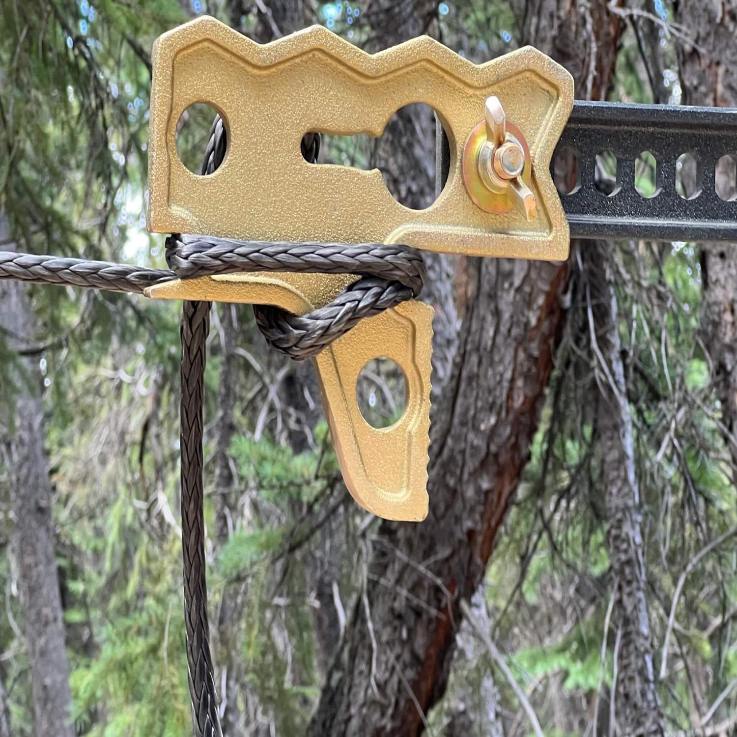 Hi-lift Jack 3/8in Chain Slot 7/8in Shackle Hole Cut-Out Wedge Winch ...