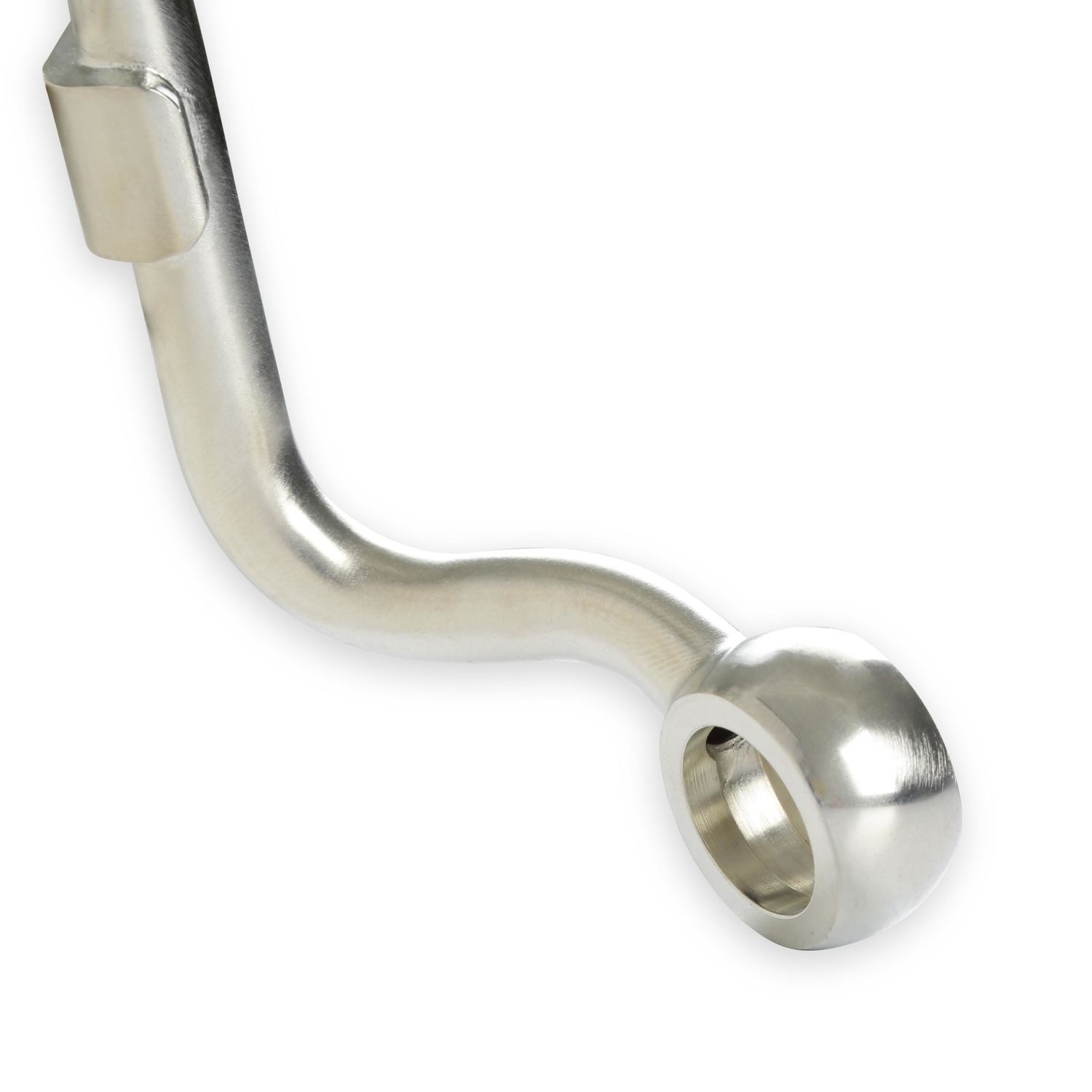 Holley Power Steering Hardline, Zin Plated