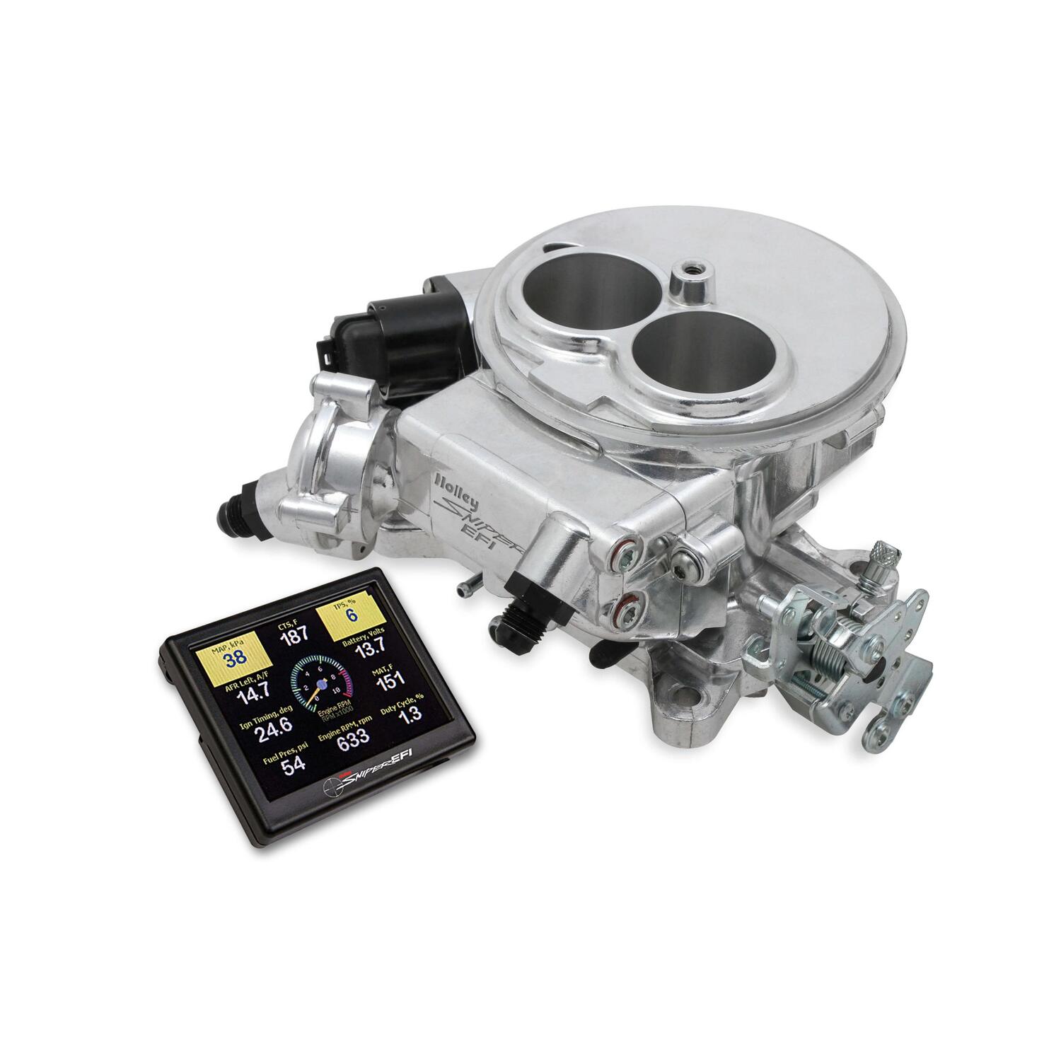 Sniper Motorsports Sniper 2300, Polished Sniper EFI 2300 Two-Barrel ...