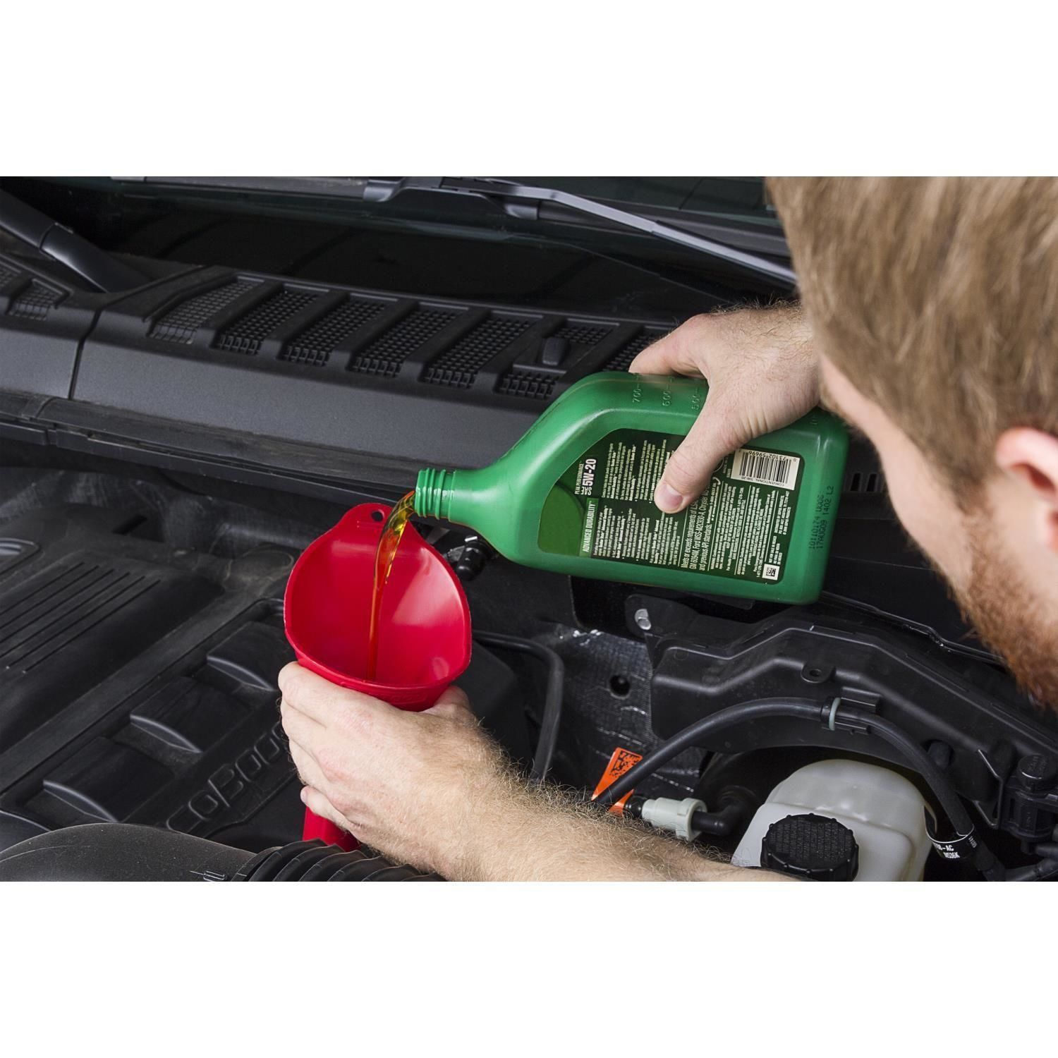 FloTool Red Super Duty Quick Fill Funnel