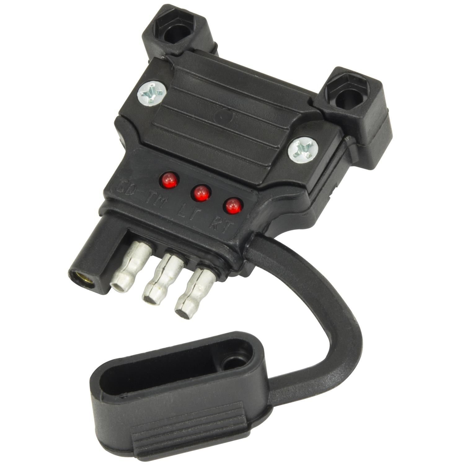 Hopkins Towing Solution Quick Fix 4 Flat Vehicle Side Connector 48190