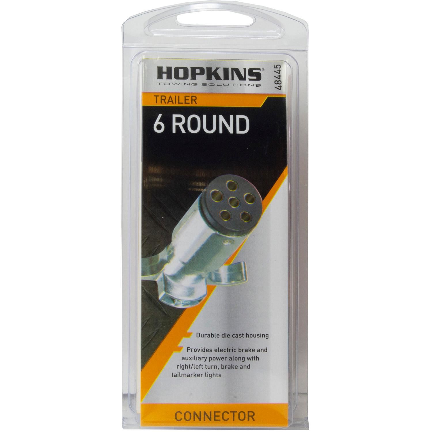 Hopkins 6-Pole Round Trailer Side Connector
