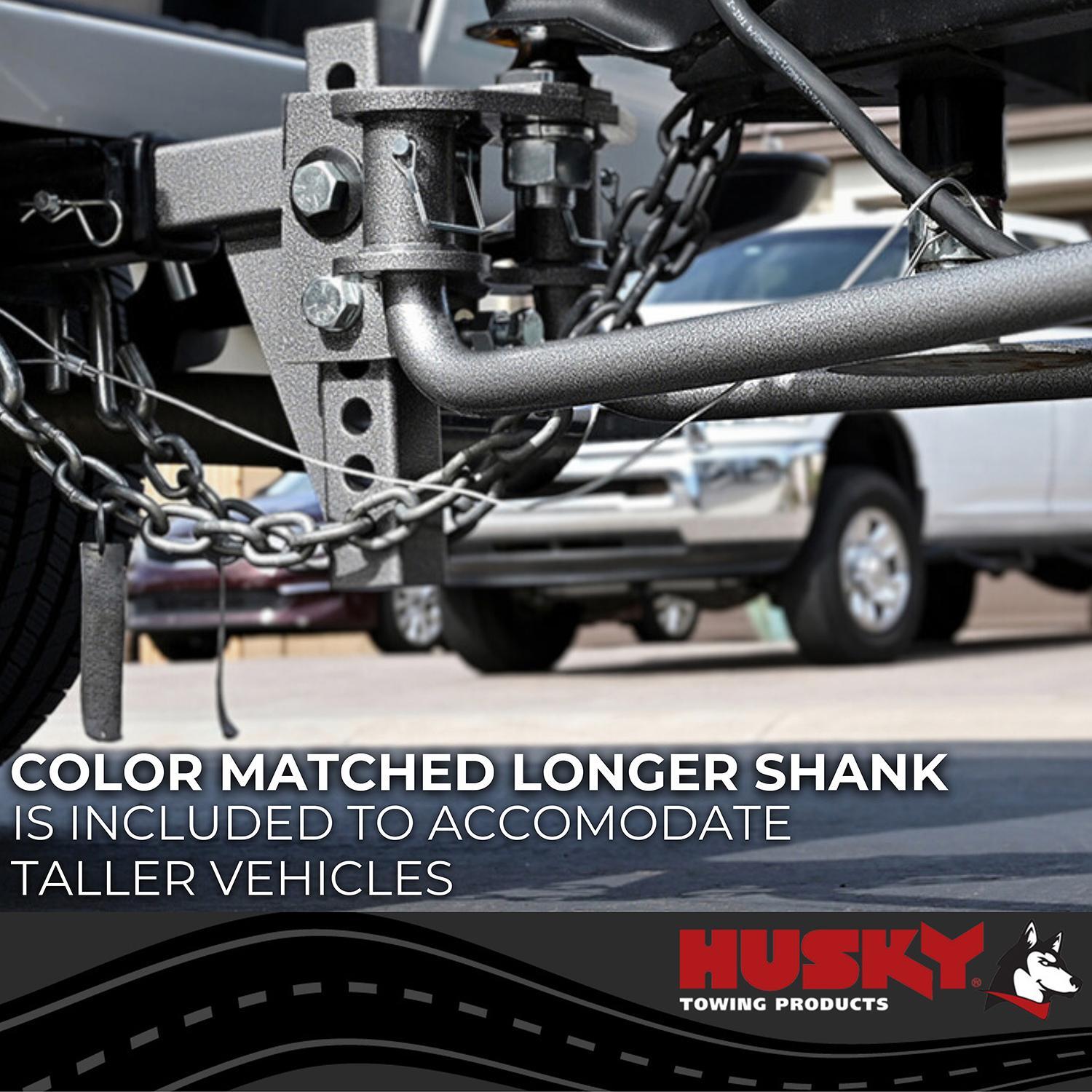 Husky Towing Two Point Round Bar 800 to 1,200lbs Tongue Weight 12,000lbs Gross Trailer Weight ...