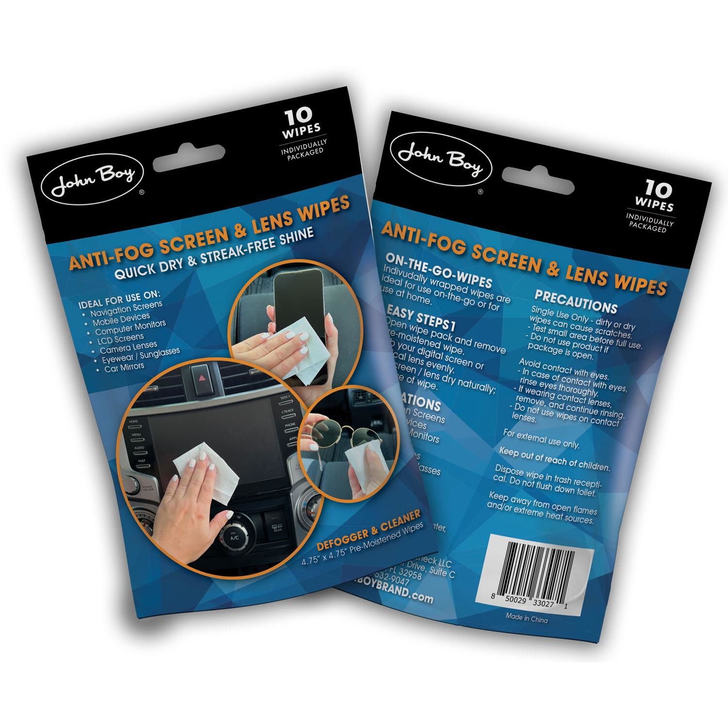 Hitt Brands Lens and Screen Wipes 10 Pack