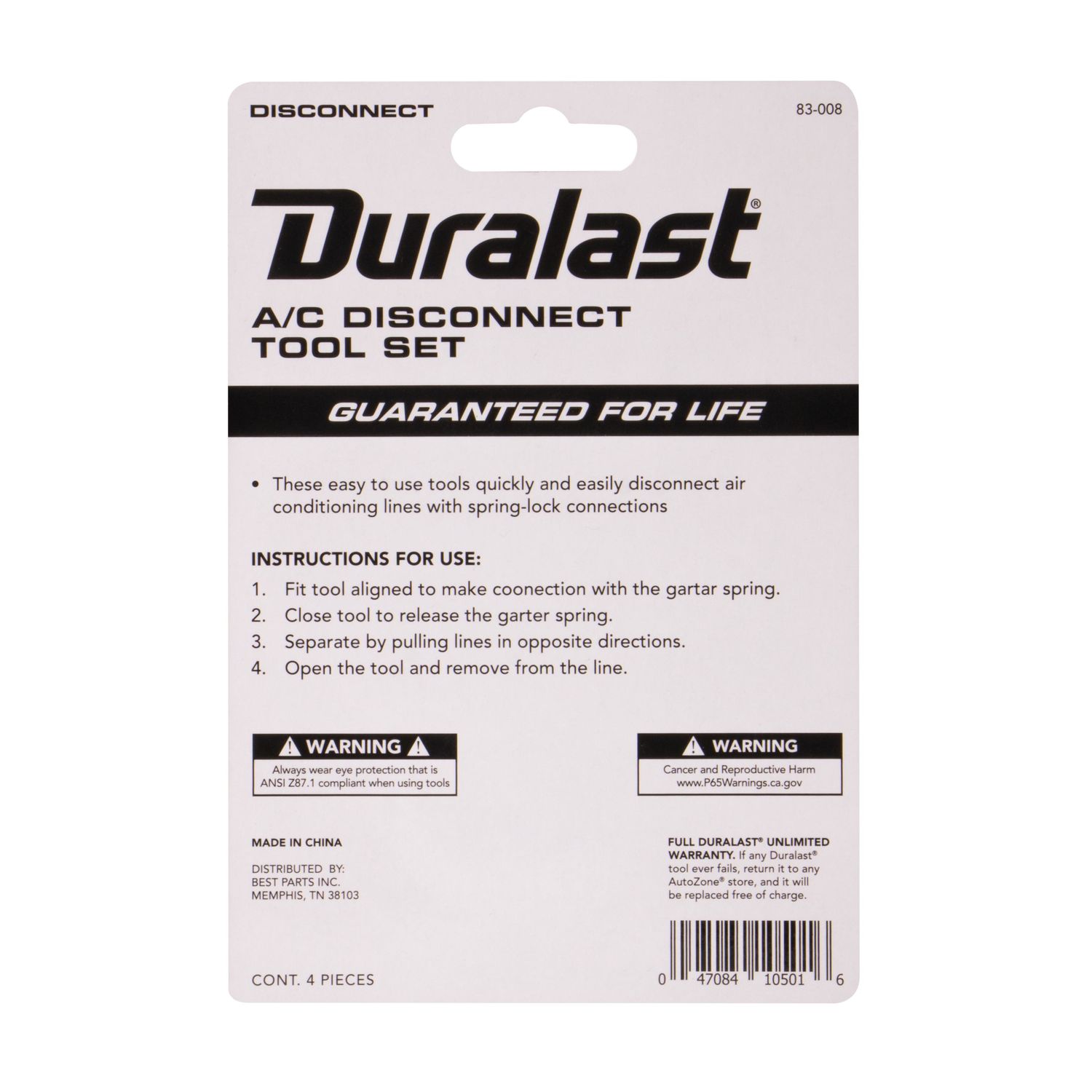 Duralast Spring Lock Disc Tool