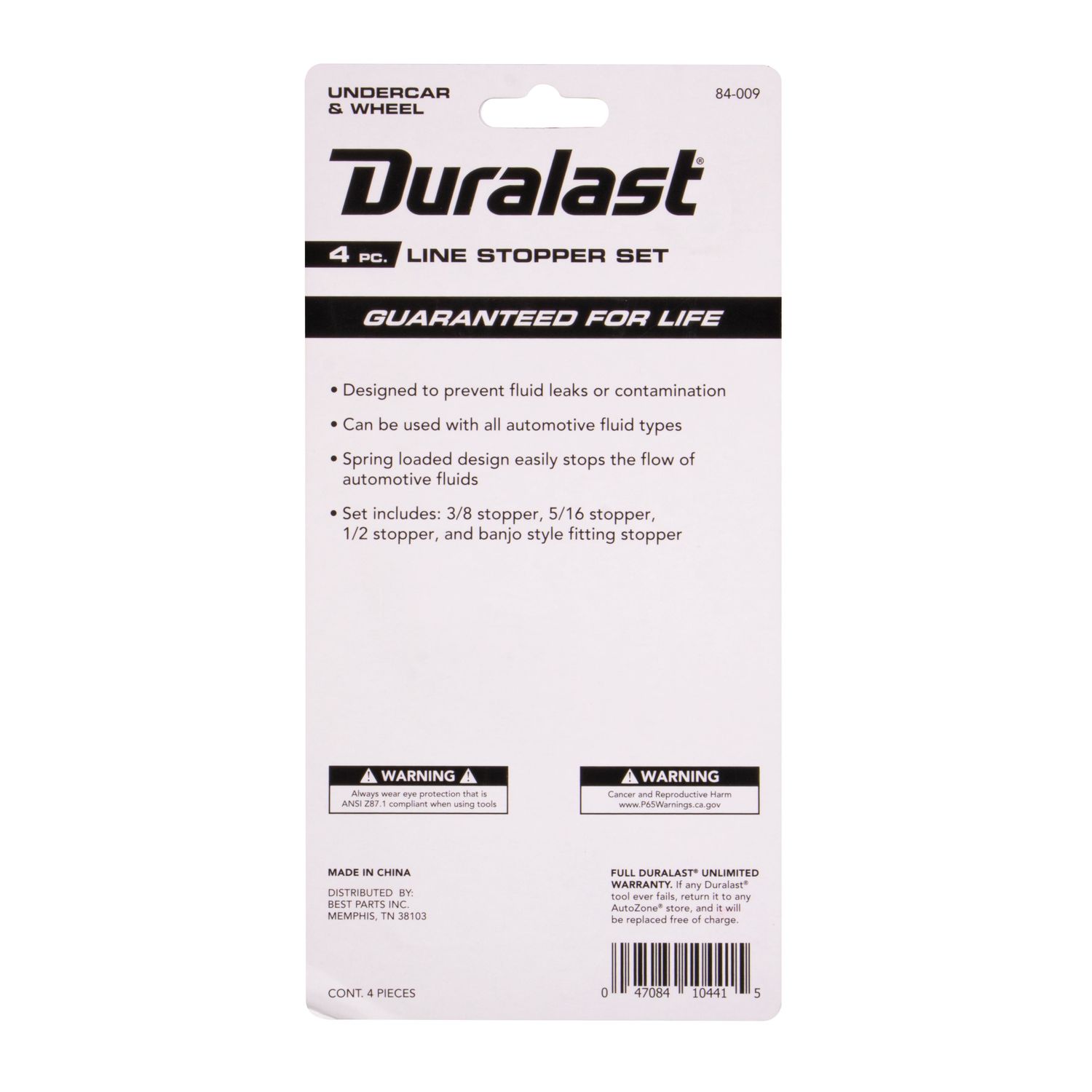 Duralast Line Stopper 4 Piece