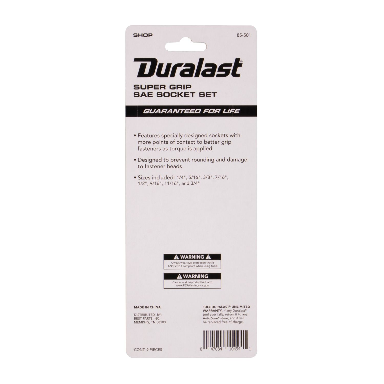 Duralast Socket Set