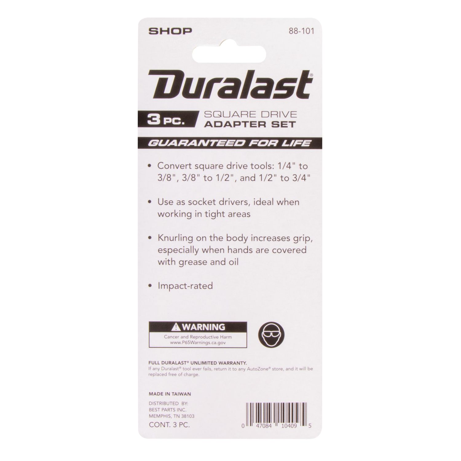 Duralast Drive Adapter Set