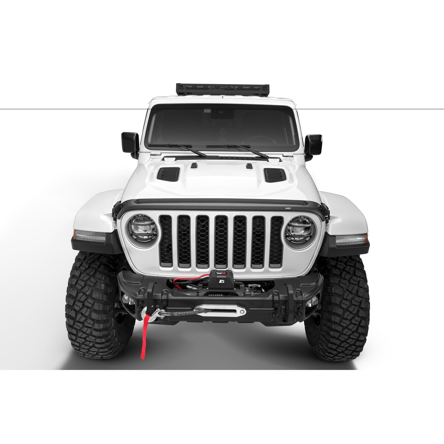 Husky Liners Black Aeroskin Hood Protector for 2007-2018 Jeep Wrangler ...