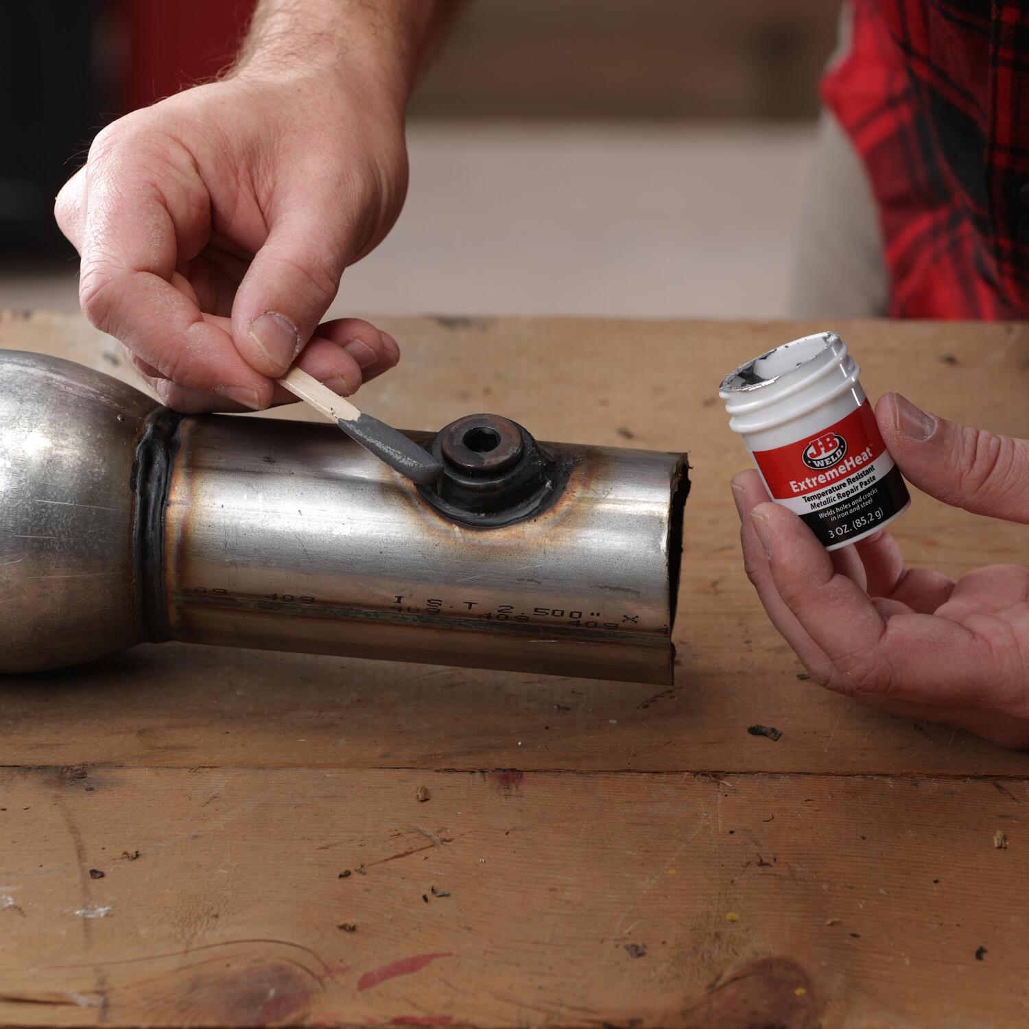 J-B Weld ExtremeHeat Metallic Paste 3oz