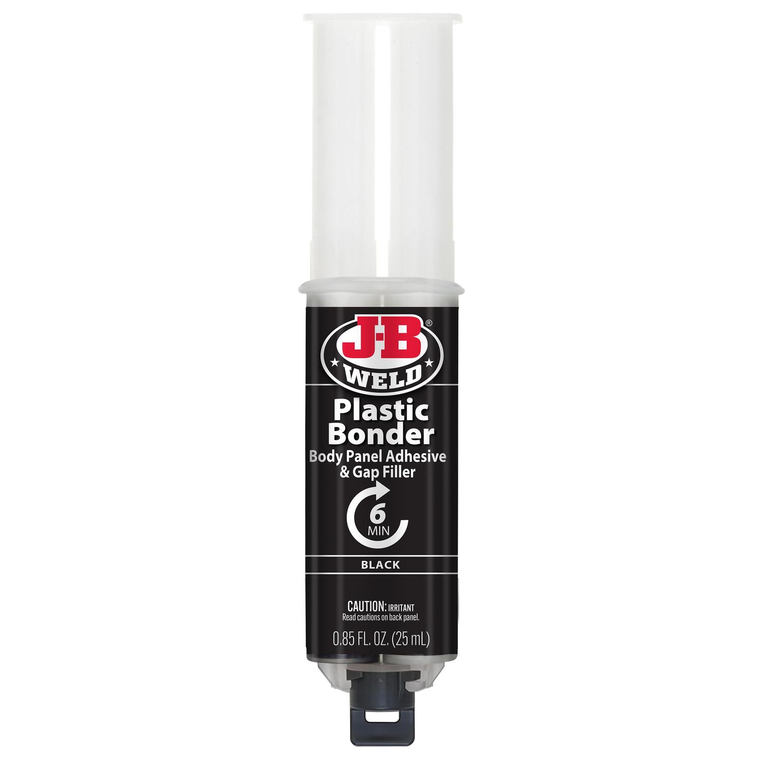 J-B Weld PlasticBonder Black Syringe .85oz