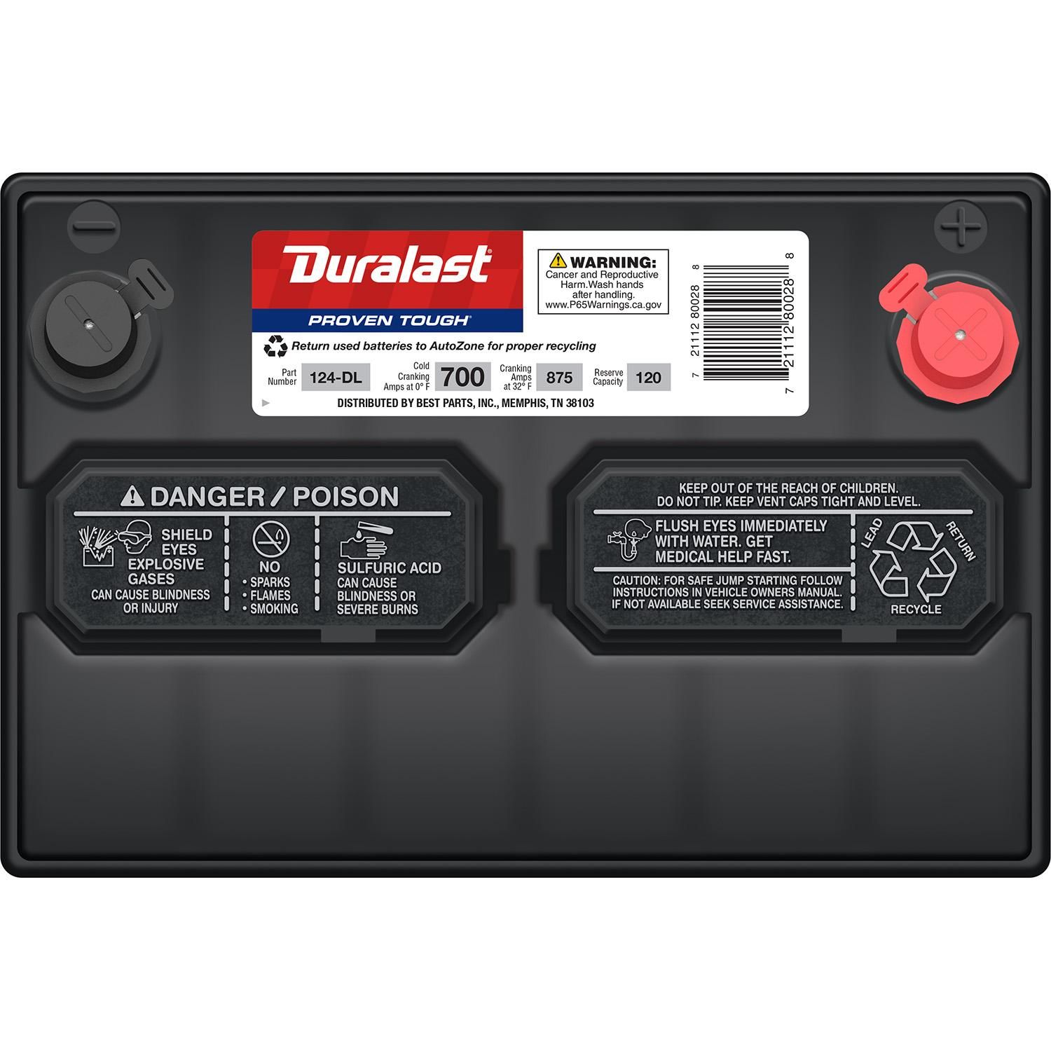 Duralast Group Size 124 Battery 124-DL