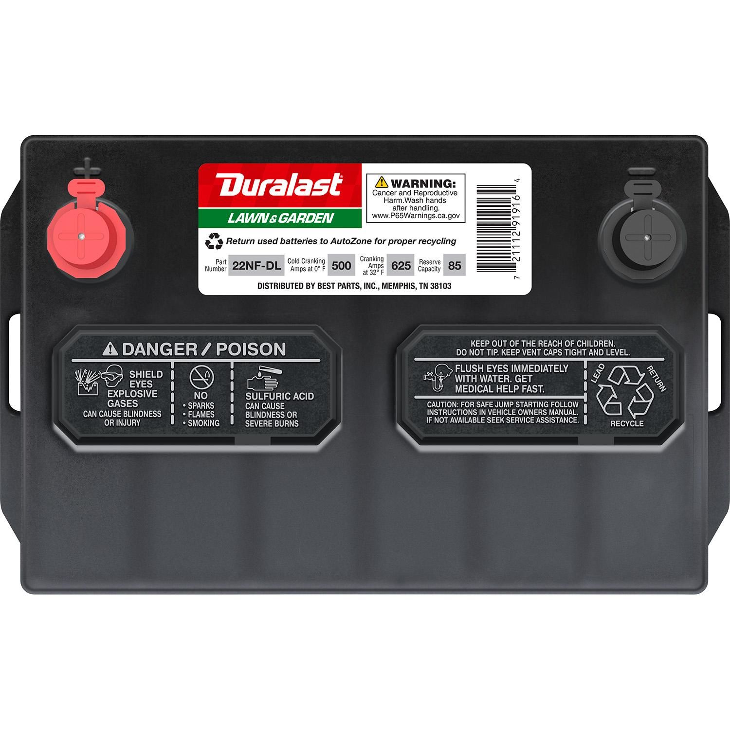 Duralast Group Size 22NF Battery 22NF-DL