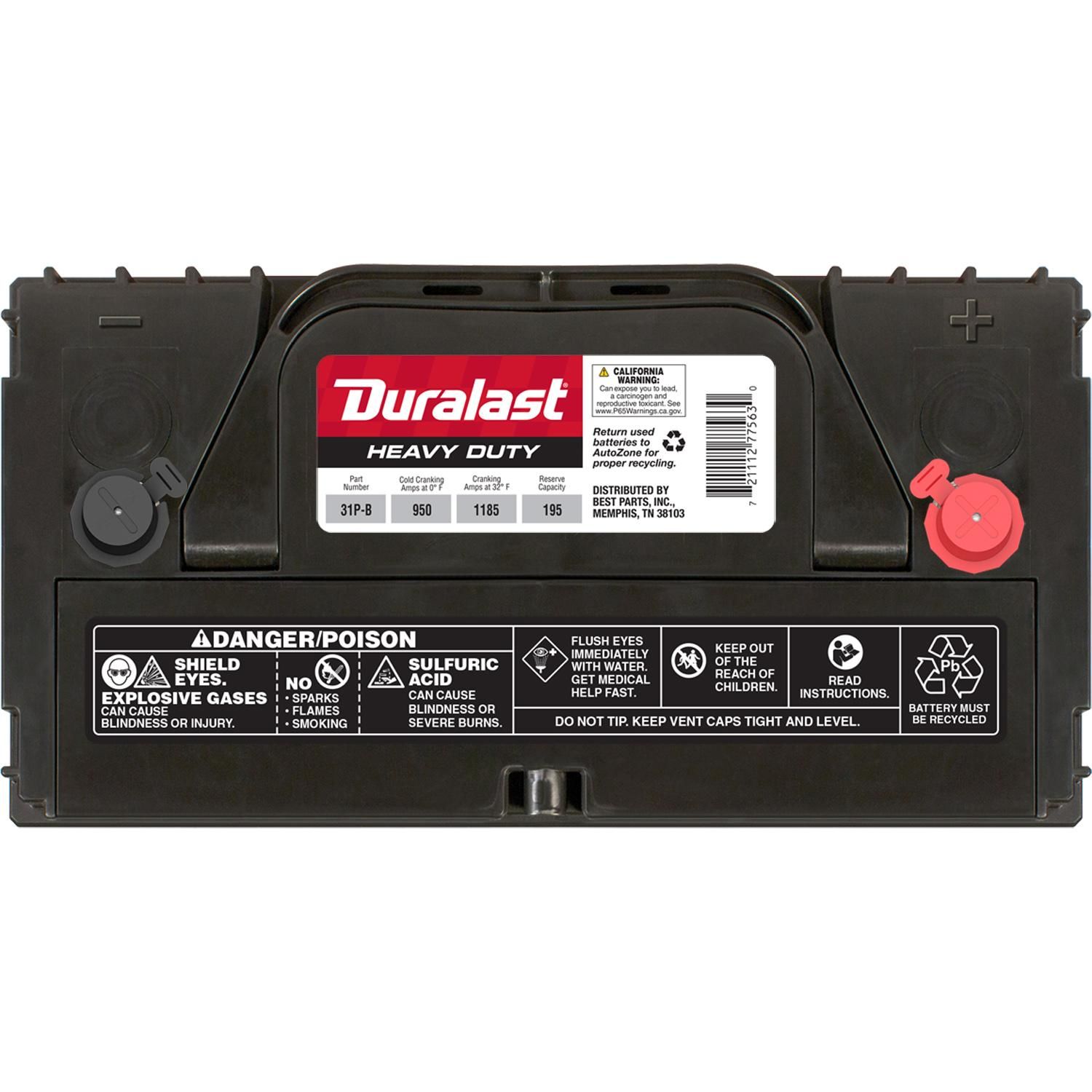Duralast Group Size 31A Heavy Duty Battery 31P-B