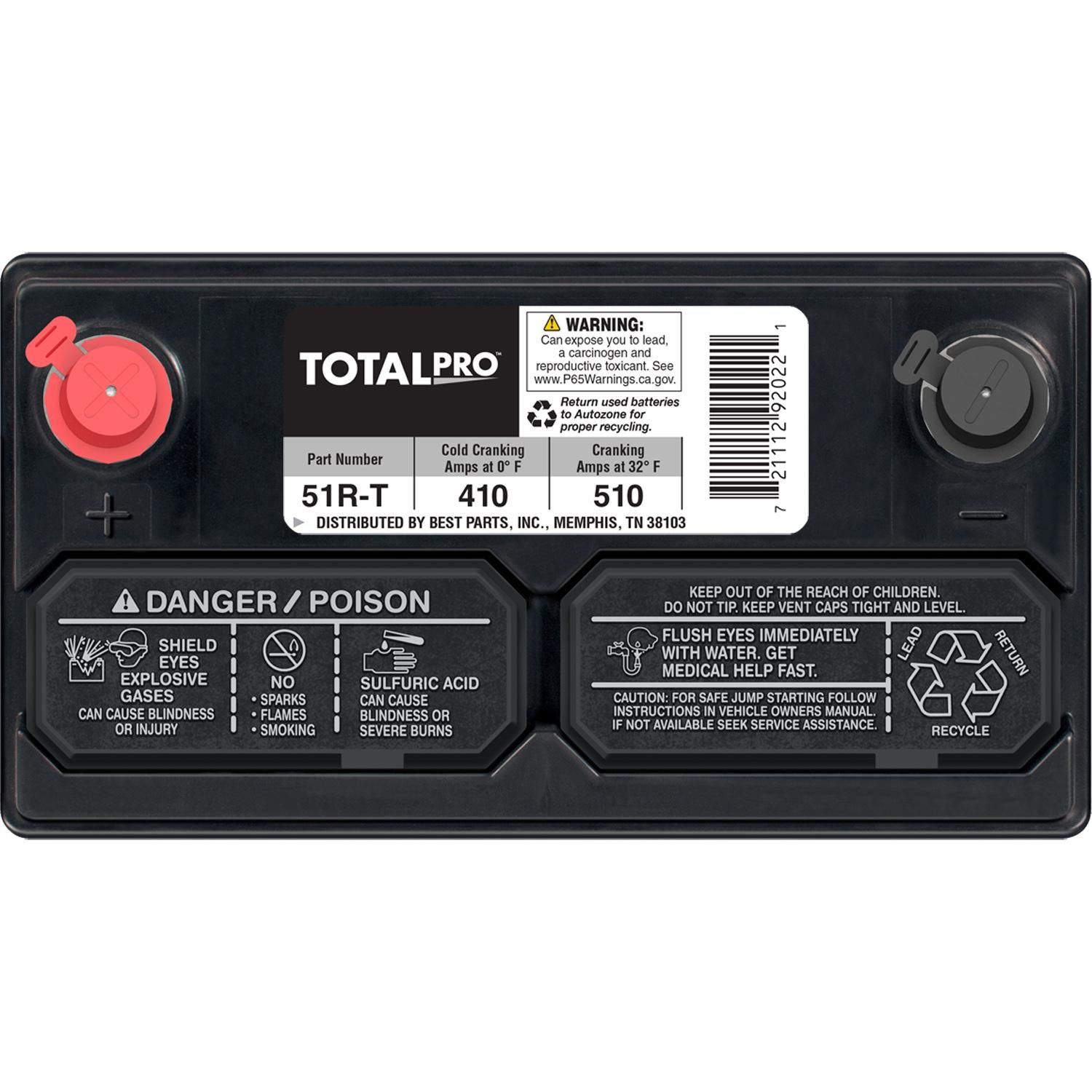 TotalPro Group Size 51R Battery 51R-T