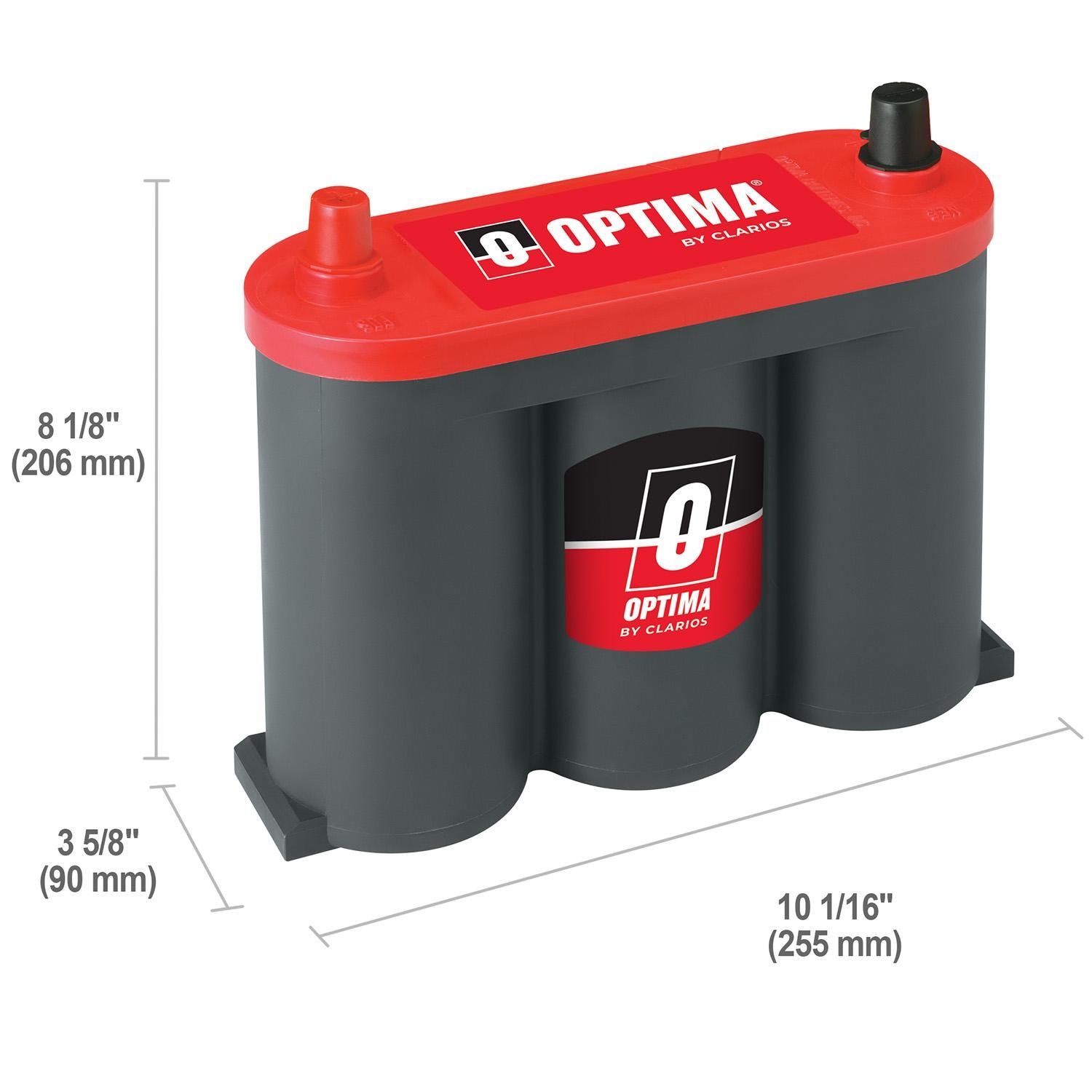 OPTIMA Red Top 6 Volt Group Size 1 AGM Battery 6V