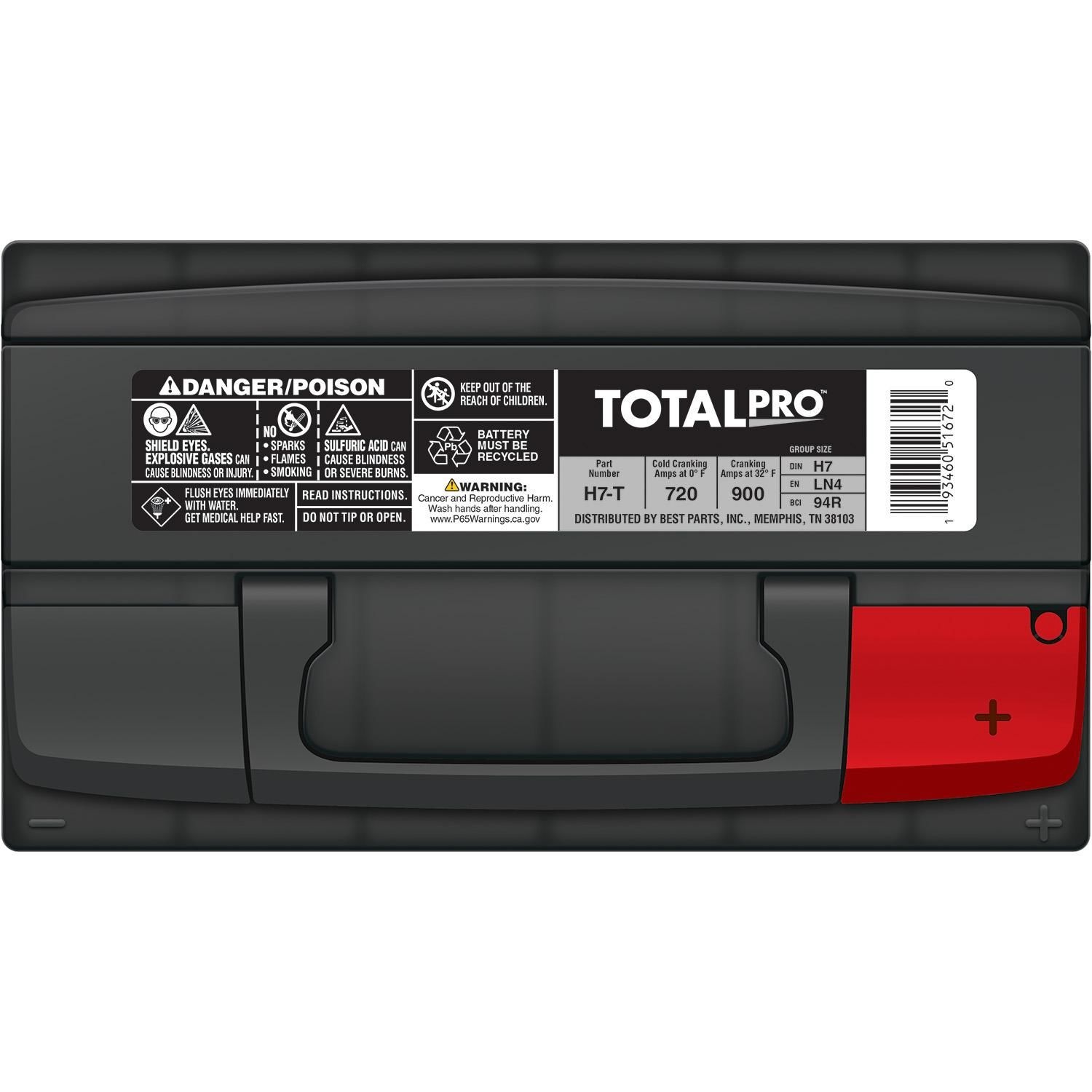 TotalPro Group Size 94R H7 Battery H7-T