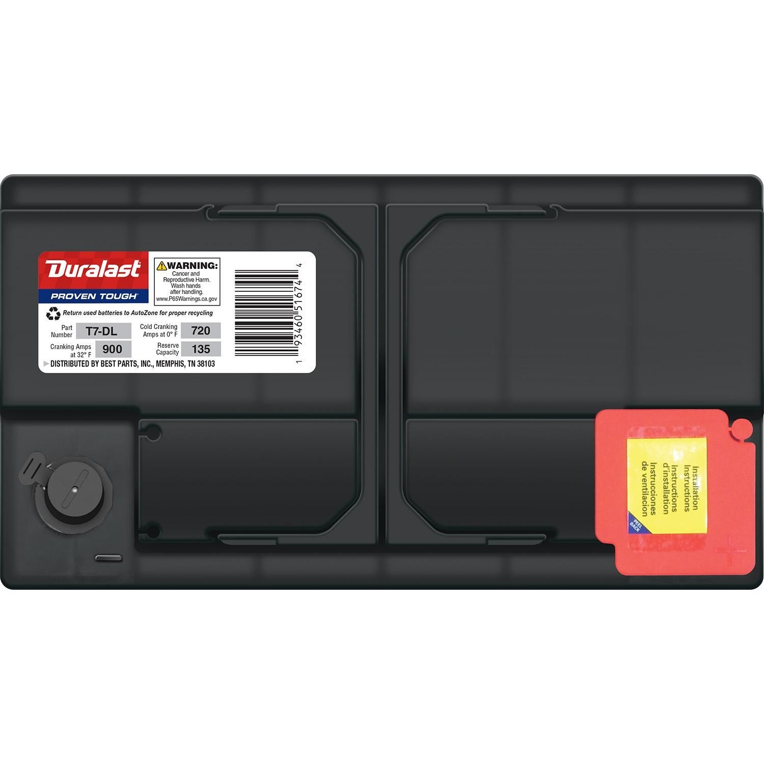 Duralast Group Size 92 T7 Battery T7-DL
