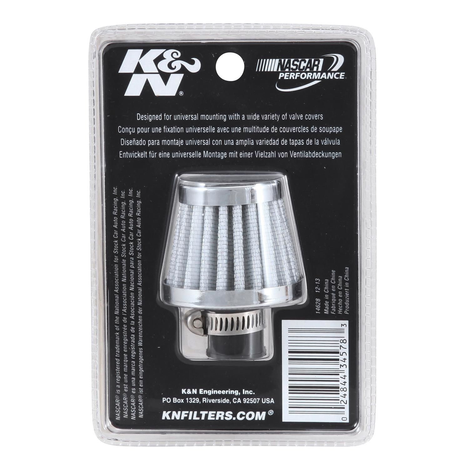 K&N Vent Air Filter Multi Lingual