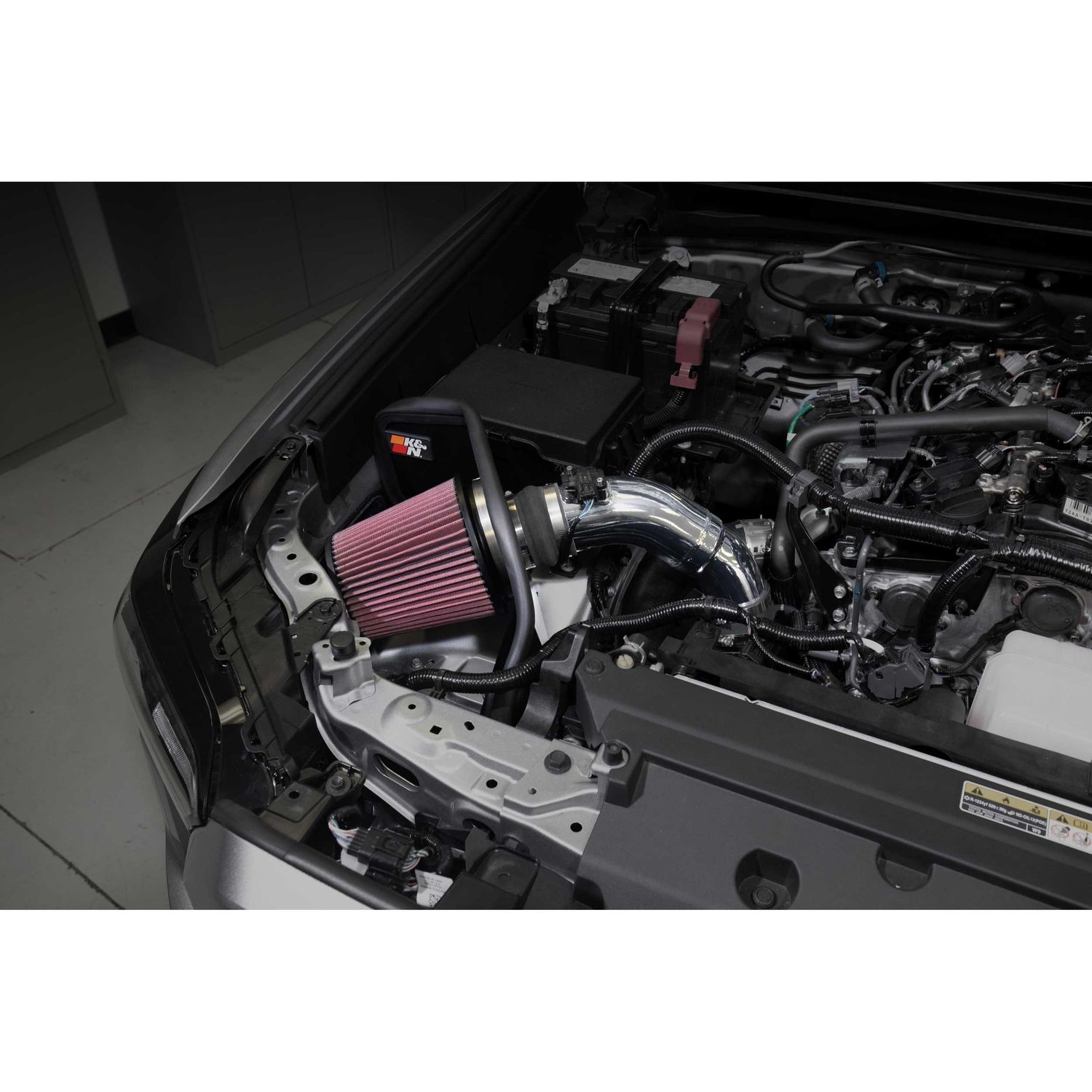 K&N Performance Metal Engine Cold Air Intake Performance Kit 77-9043KP