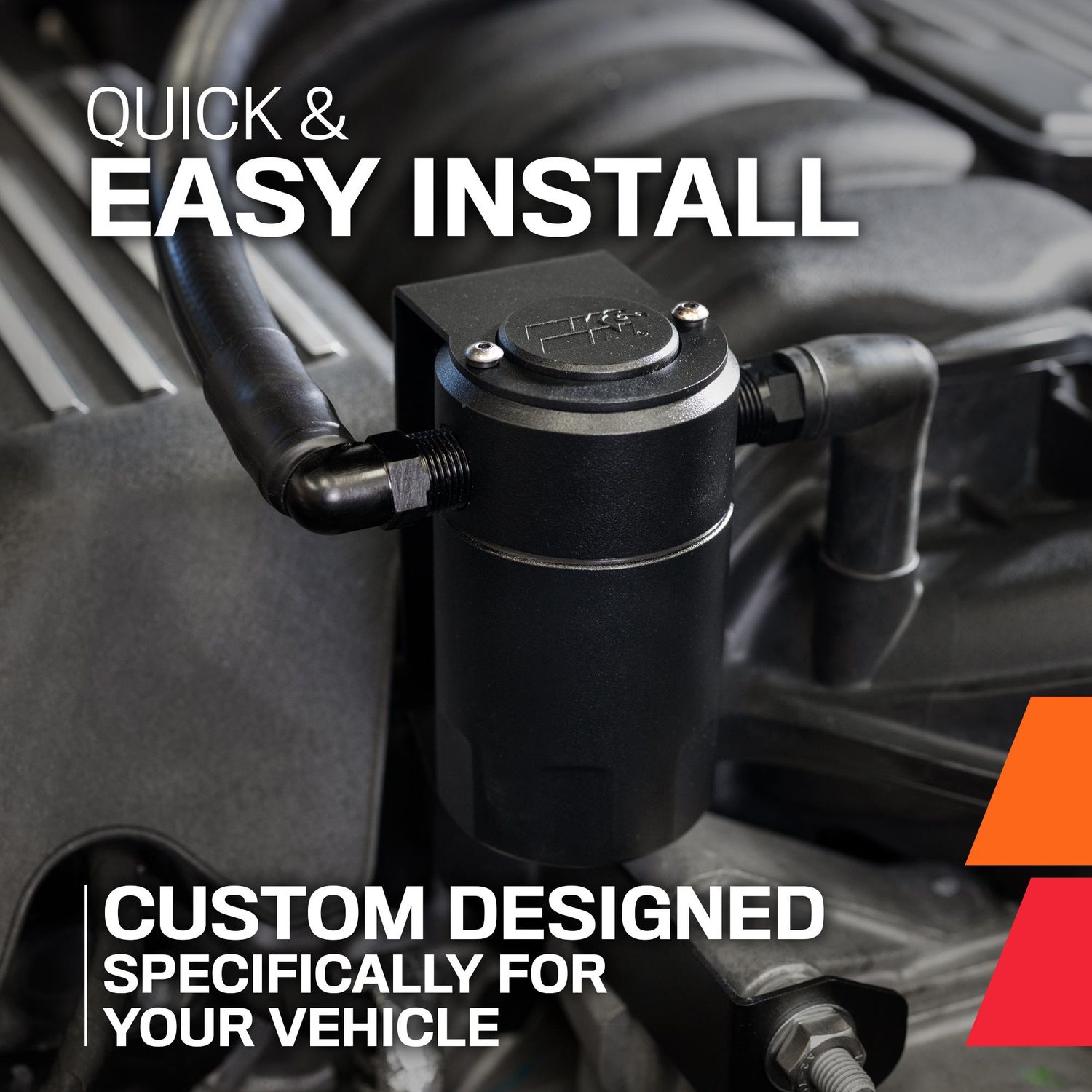 K&N Performance Engine Oil Catch Can 81-0800