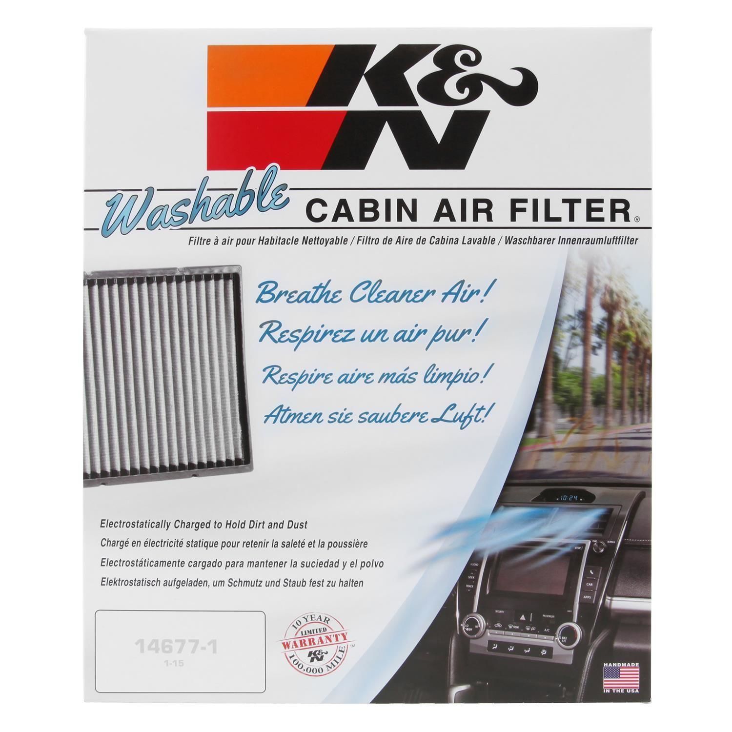 K&N High Performance Cabin Air Filter VF2000