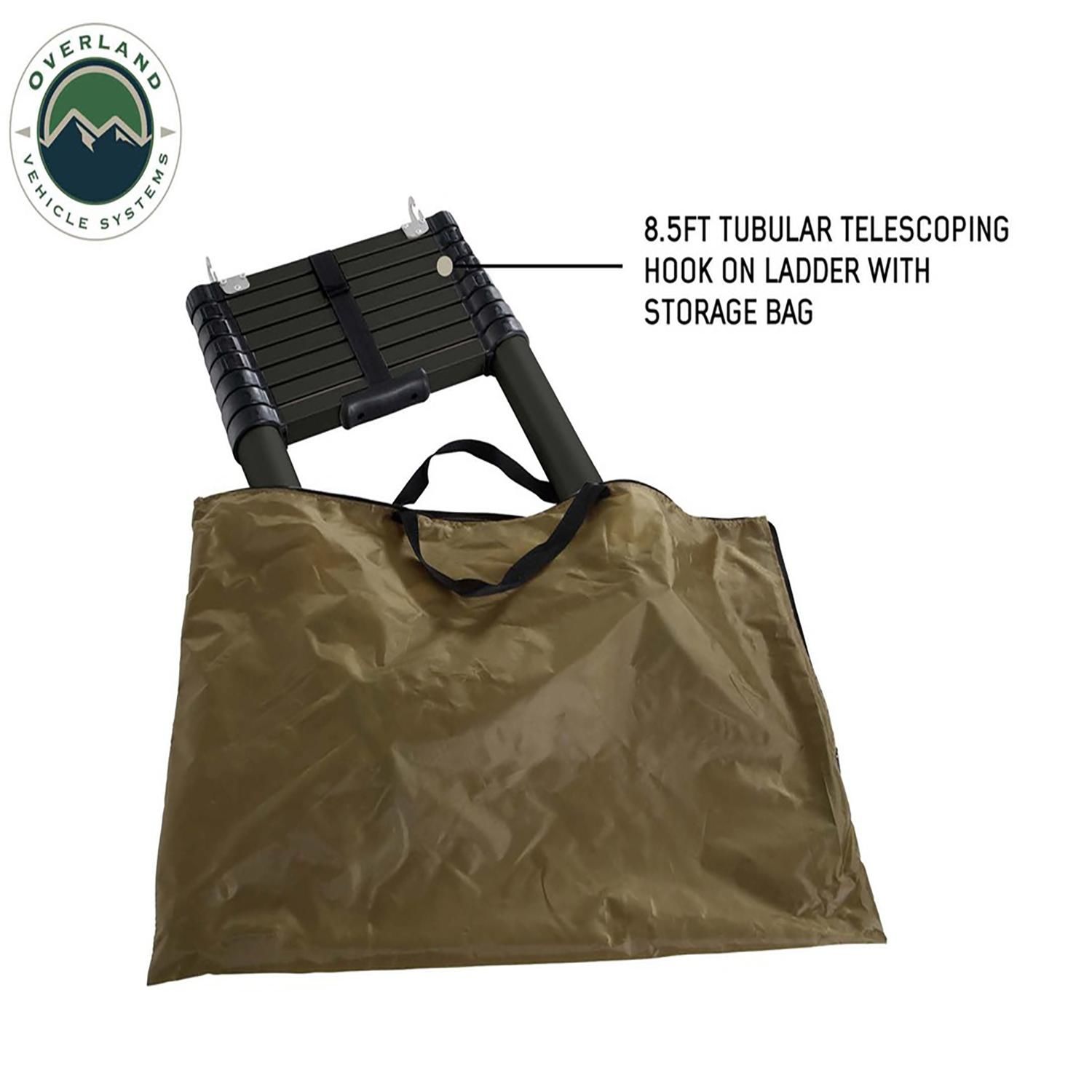 Overland Vehicle Systems Polyester Clam Shell Design Roof Top Canvas ...