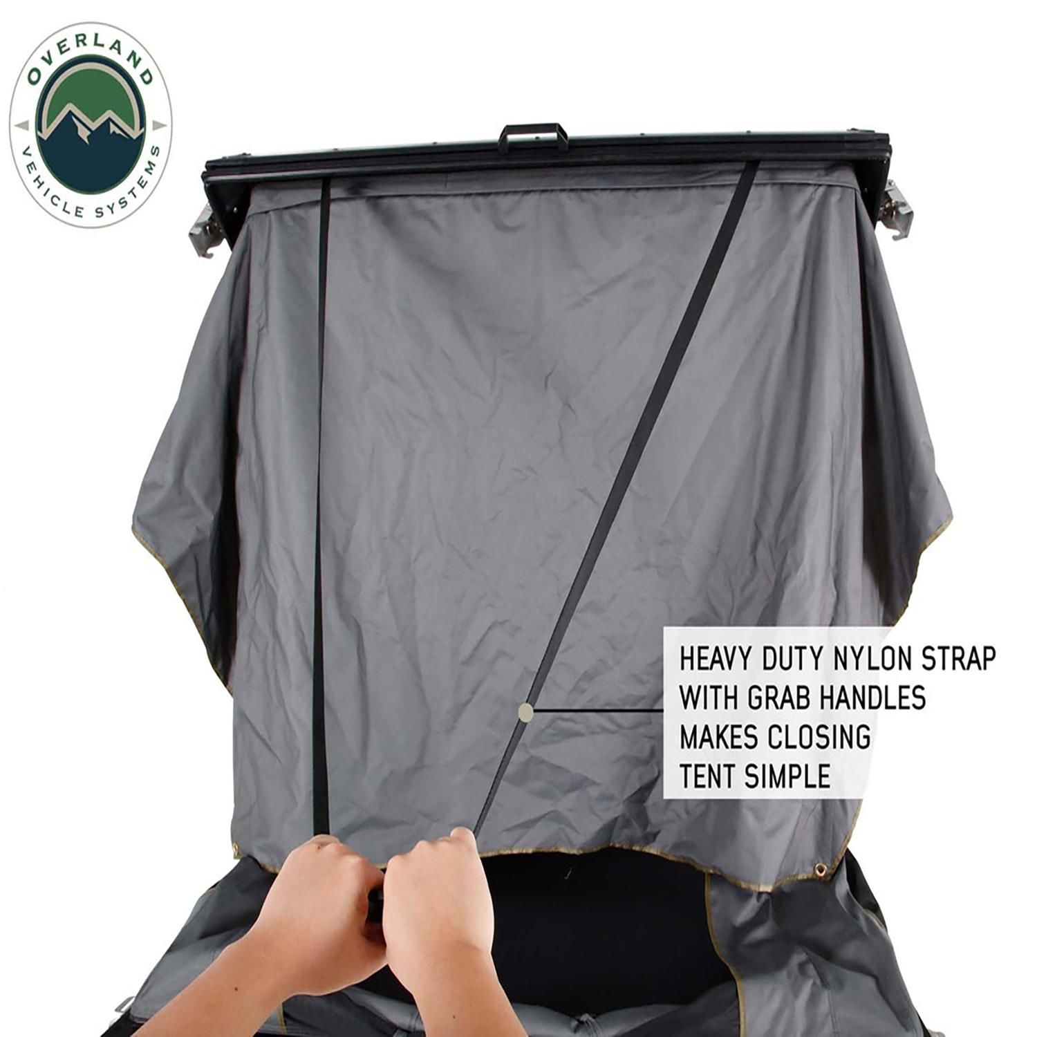 Overland Vehicle Systems Polyester Clam Shell Design Roof Top Canvas ...