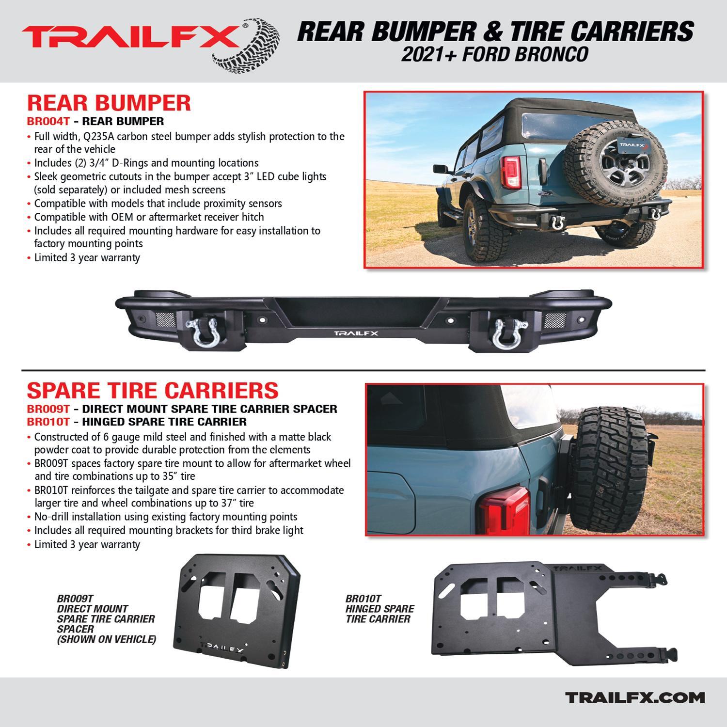 Trail FX Tire Carrier BR009T