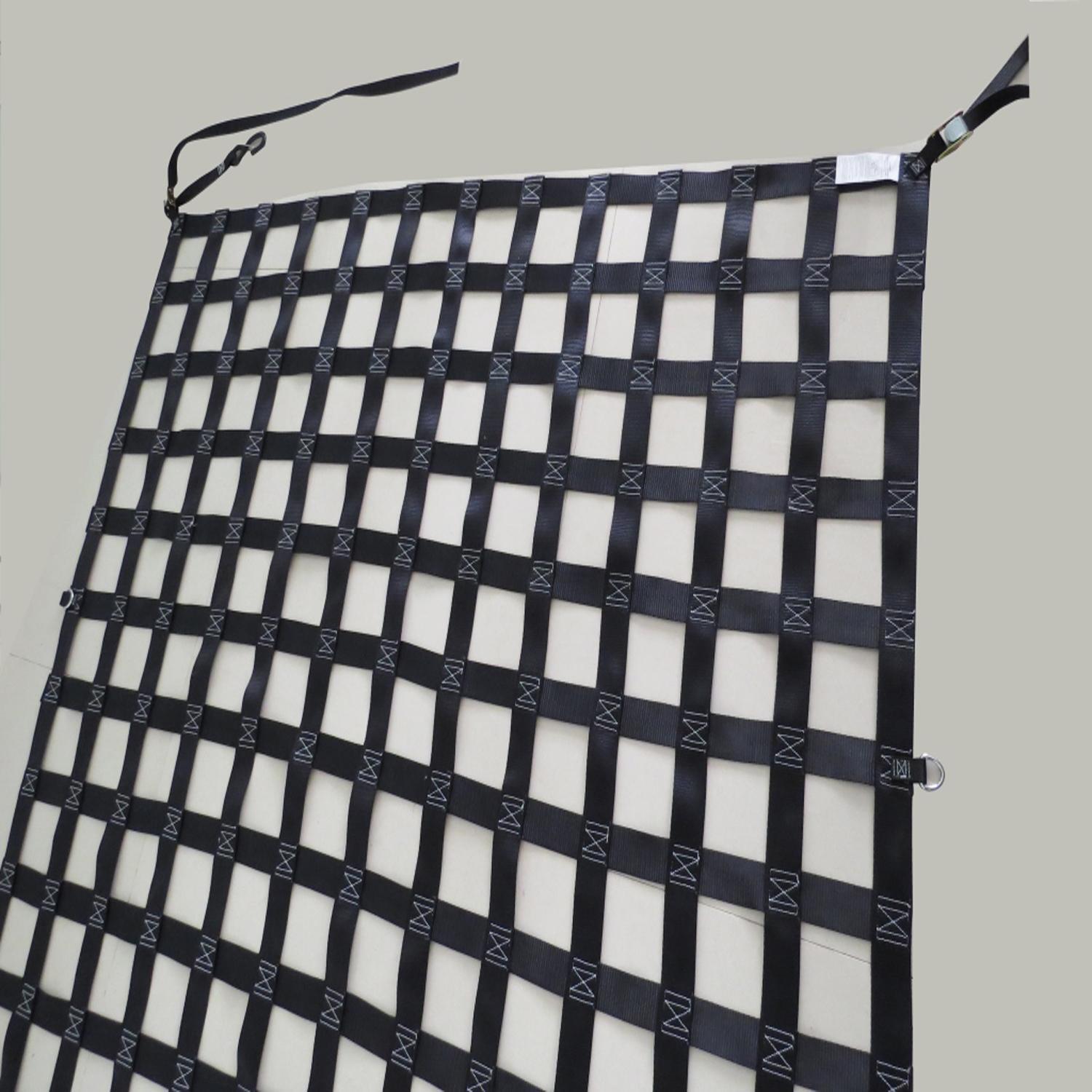 TrailFX 99in x 73in Polyester Webbing Cargo Net, Mounts to Truck Bed