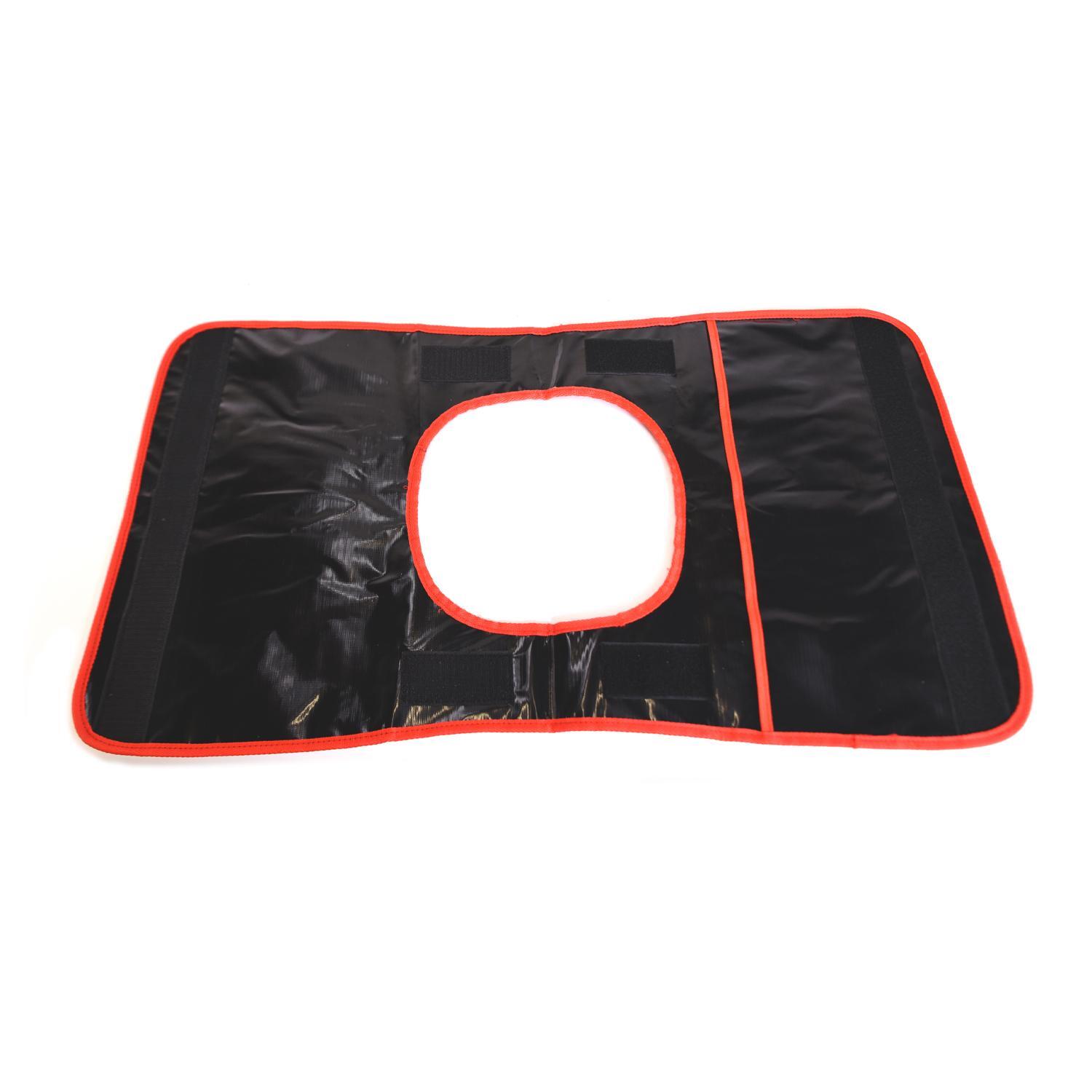 TrailFX Black and Orange Reflective Drape Over Winch Cable